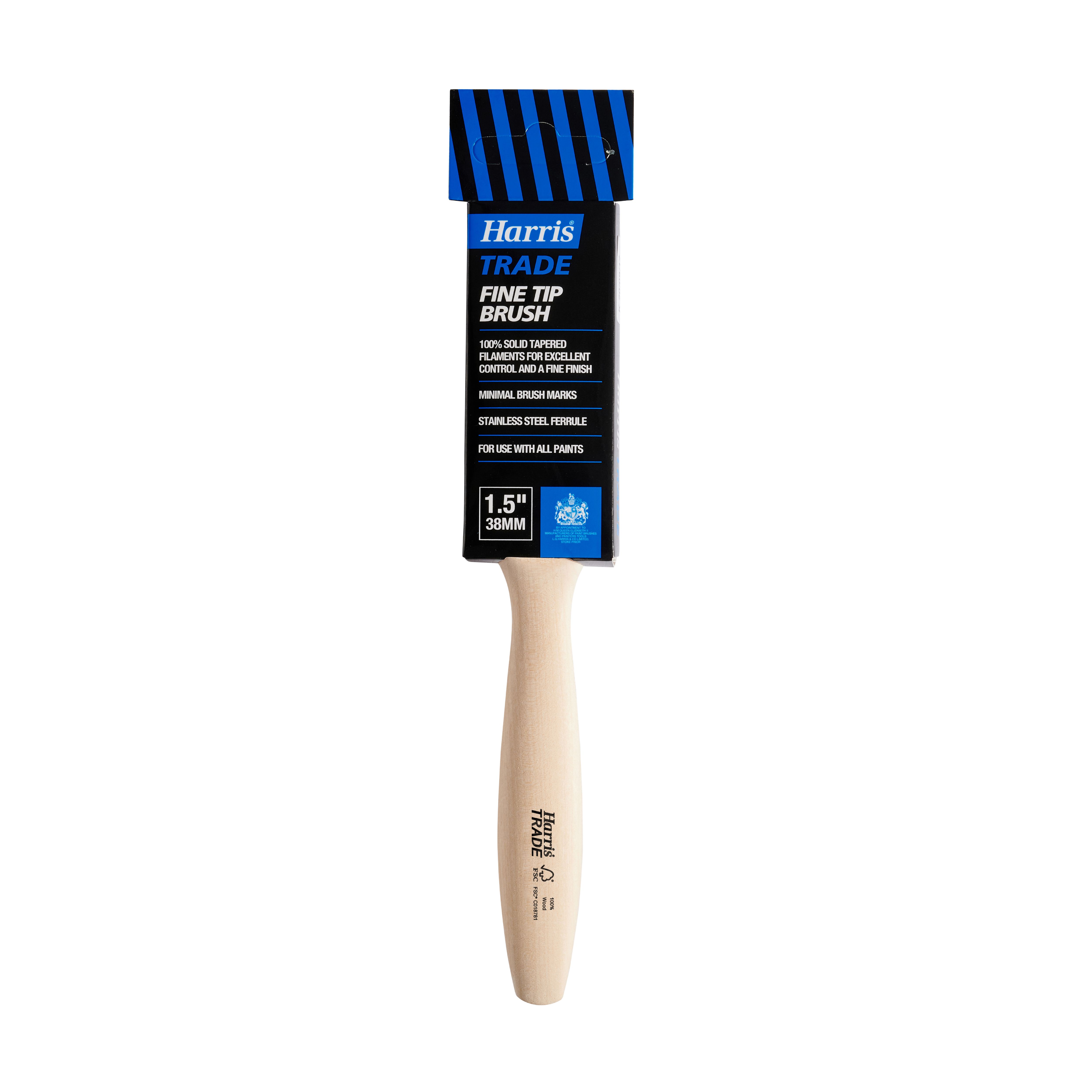 Harris Trade Emulsion & Gloss 1½" Fine tip Comfort Interior Paint brush
