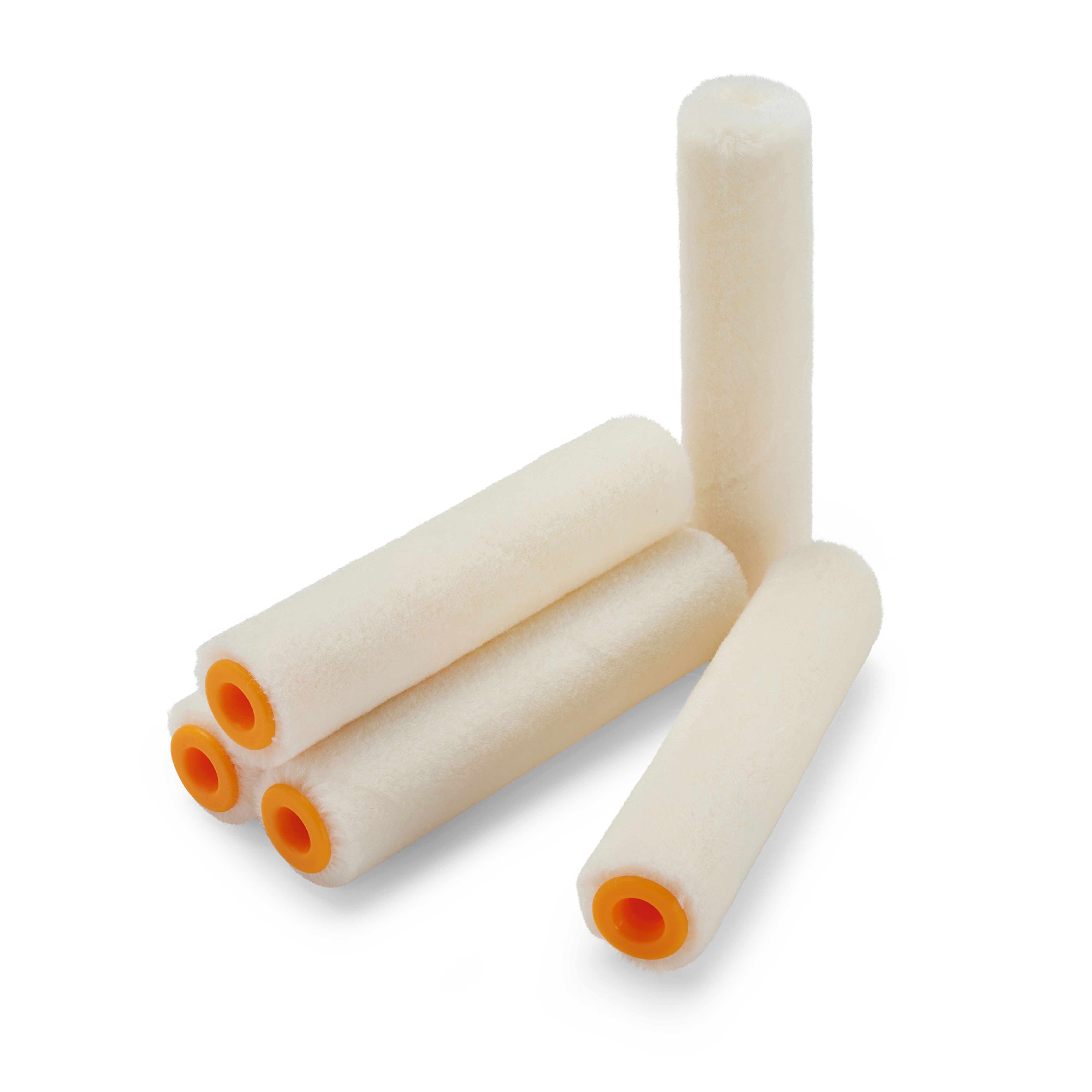 Harris Trade Varnish 4" Mini Roller sleeve, Pack of 5