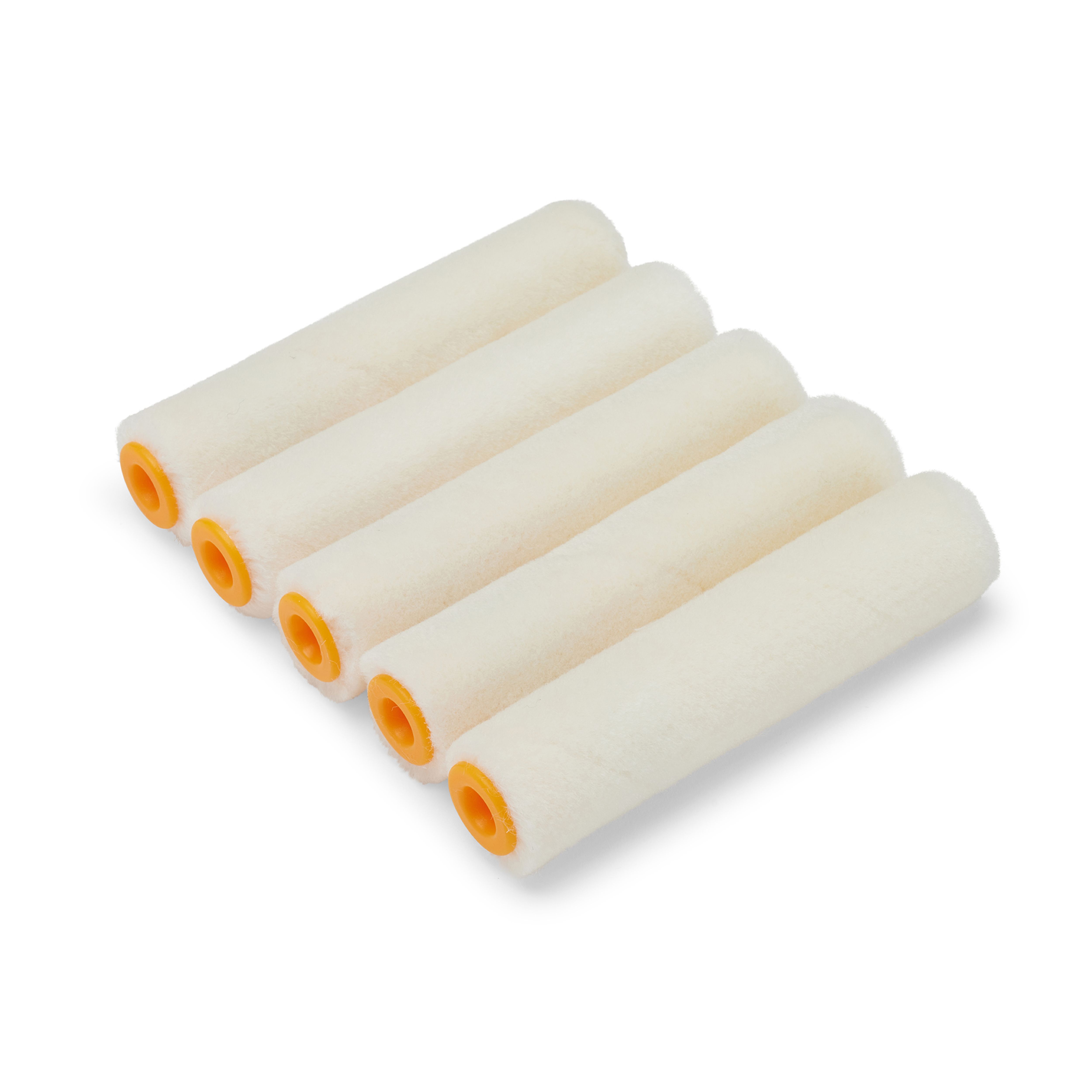 Harris Trade Varnish 4" Mini Roller sleeve, Pack of 5