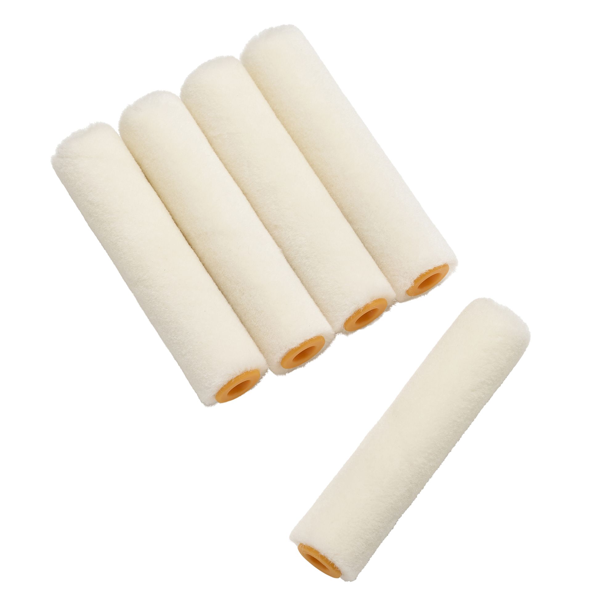 Harris Trade Varnish 4" Mini Roller sleeve, Pack of 5