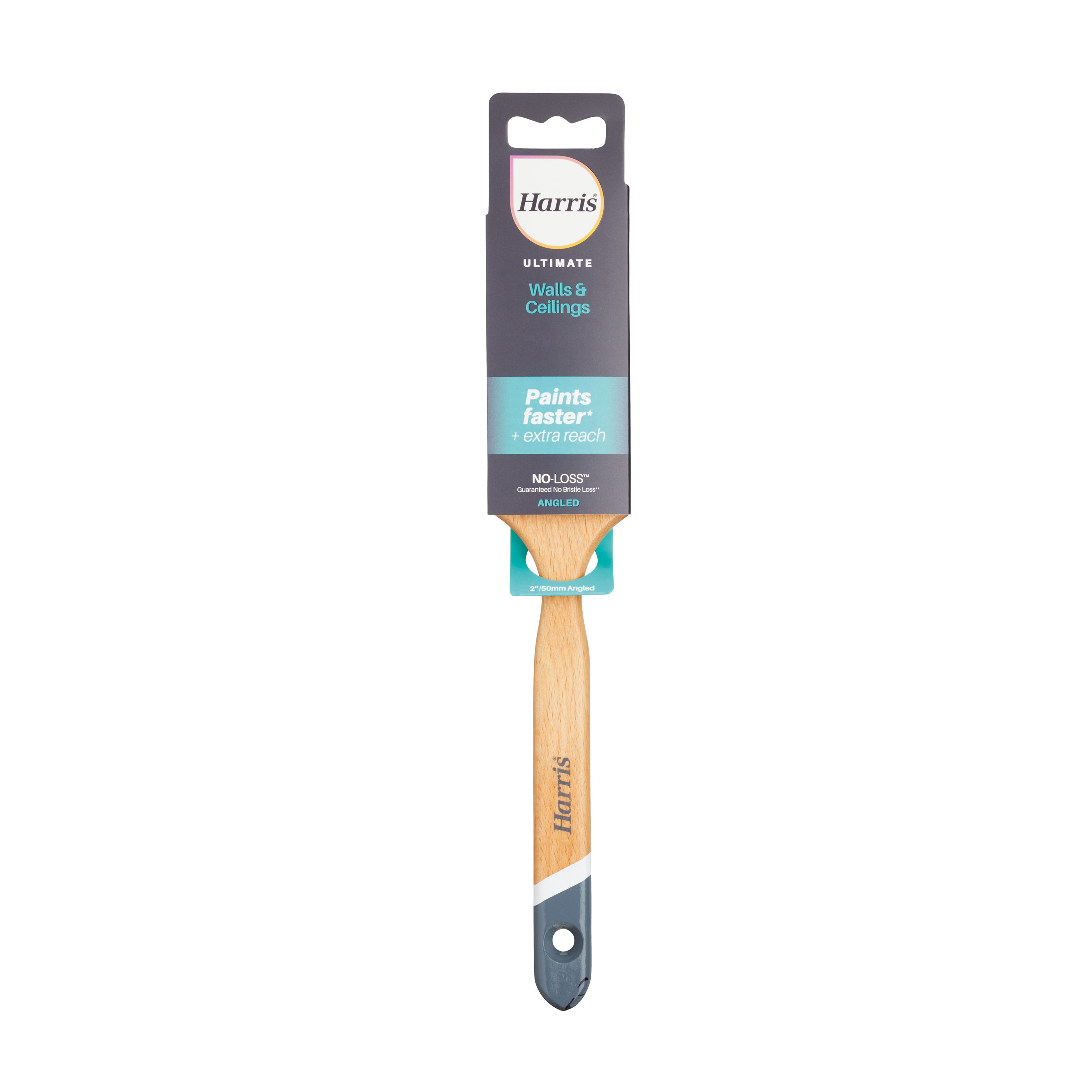 Harris Ultimate 2" Soft tip High grip Extra Reach Angled paint brush