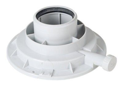 Heatline Monza Vertical Flue adaptor, (Dia)100mm