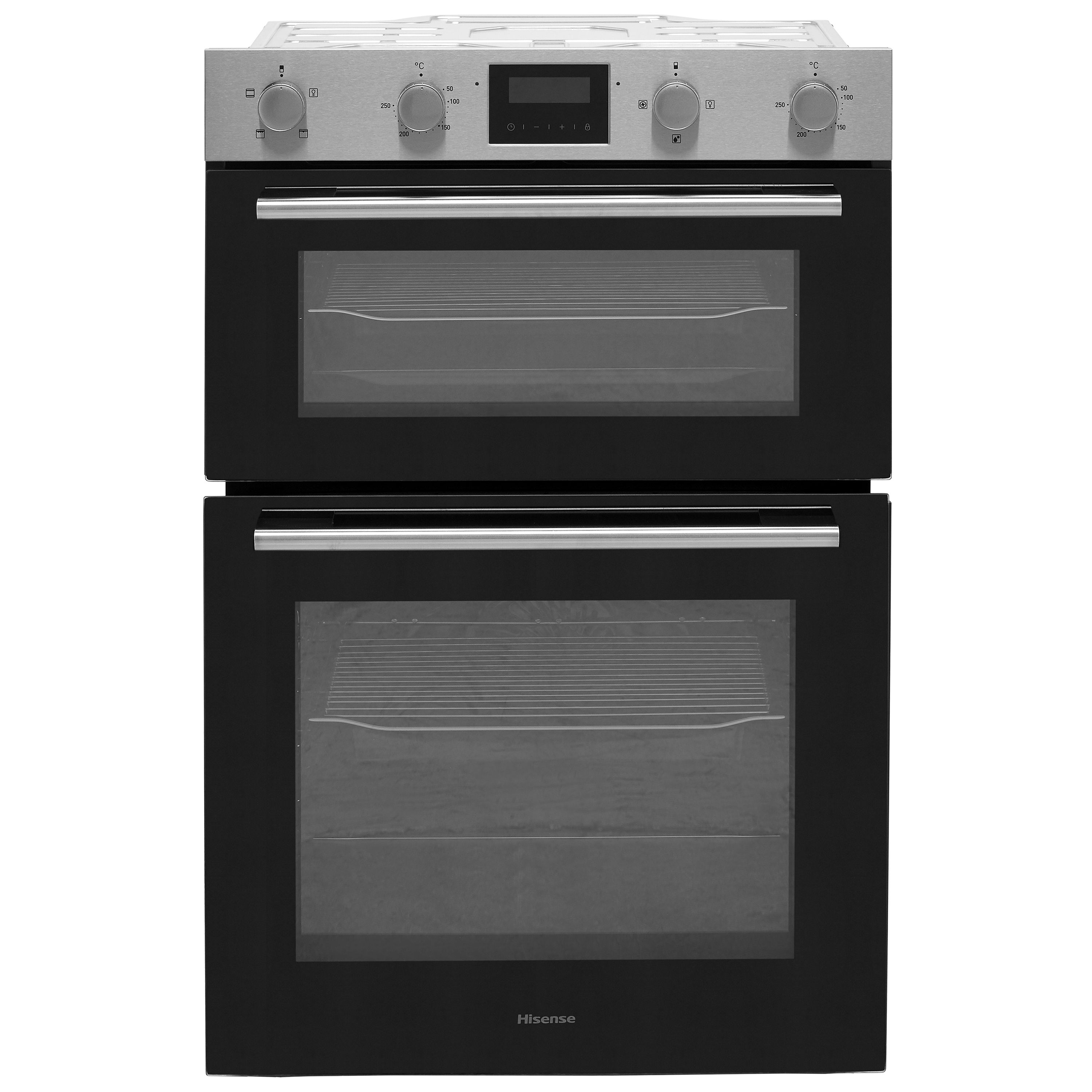 Hisense BI6095GXUK_SSL Built-in Double Fan oven & gas hob pack ...