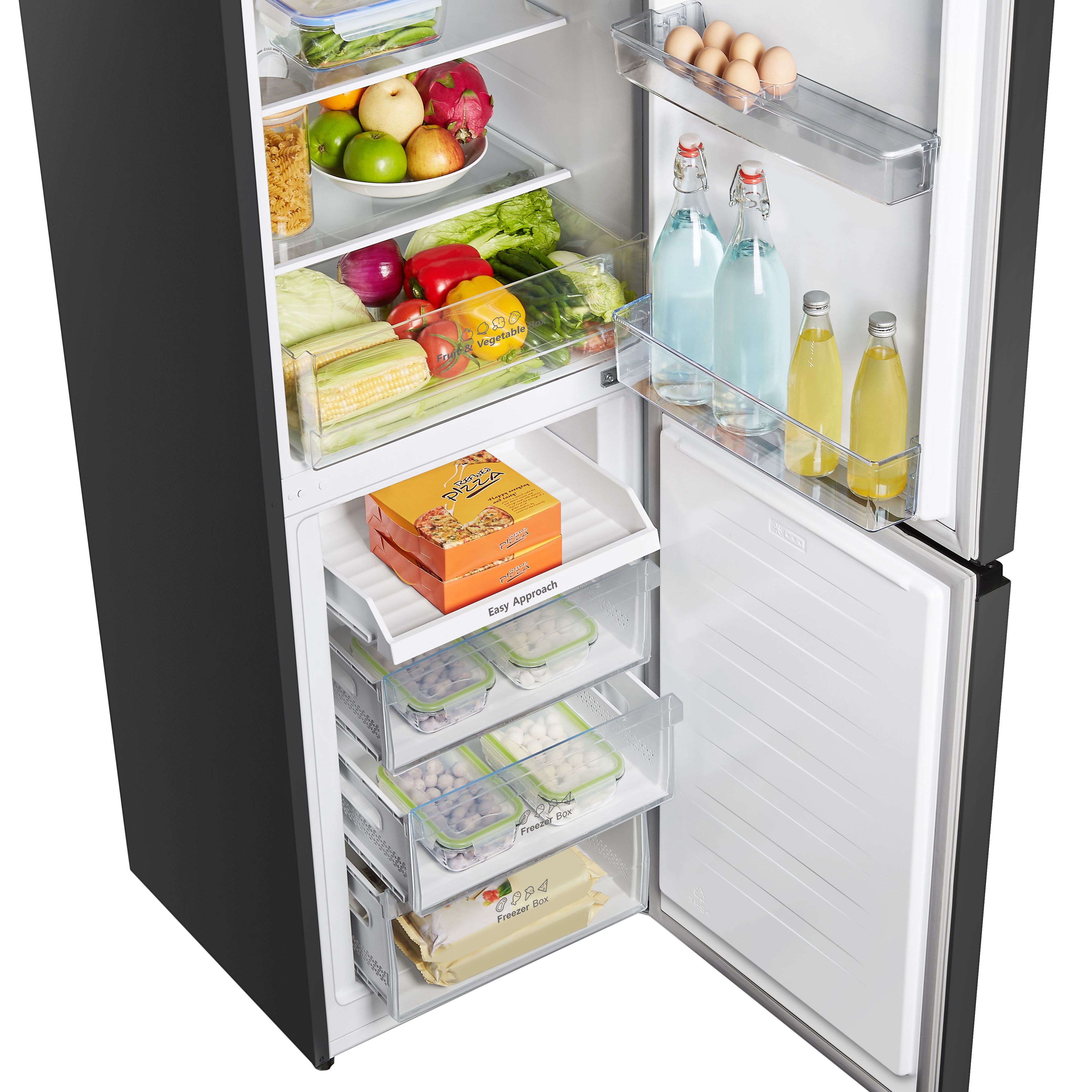 Hisense RB327N4BBE_BK 50:50 Classic Freestanding Frost free Fridge ...