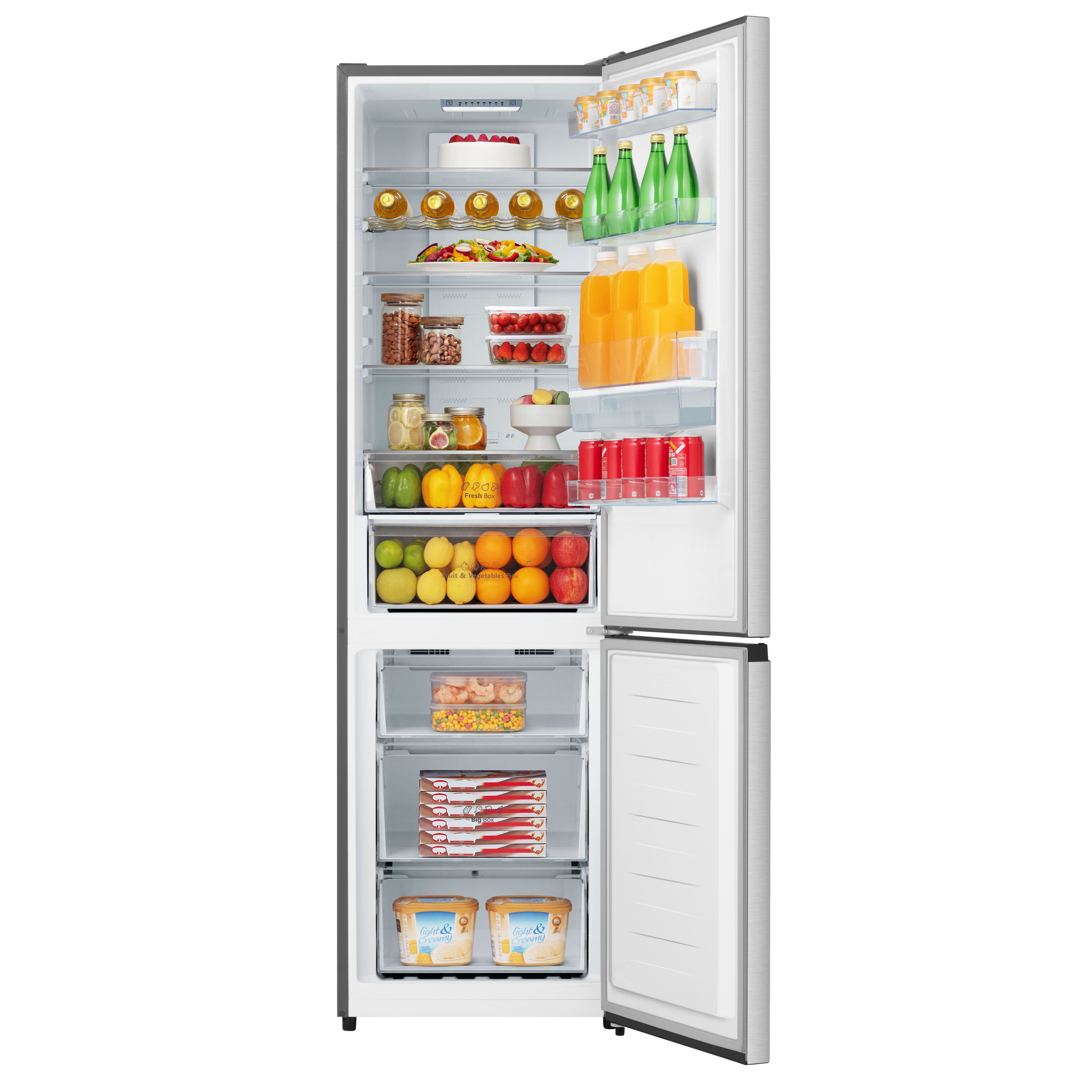 Hisense RB435N4WCE_SS 60:40 Classic Freestanding Frost free Fridge ...