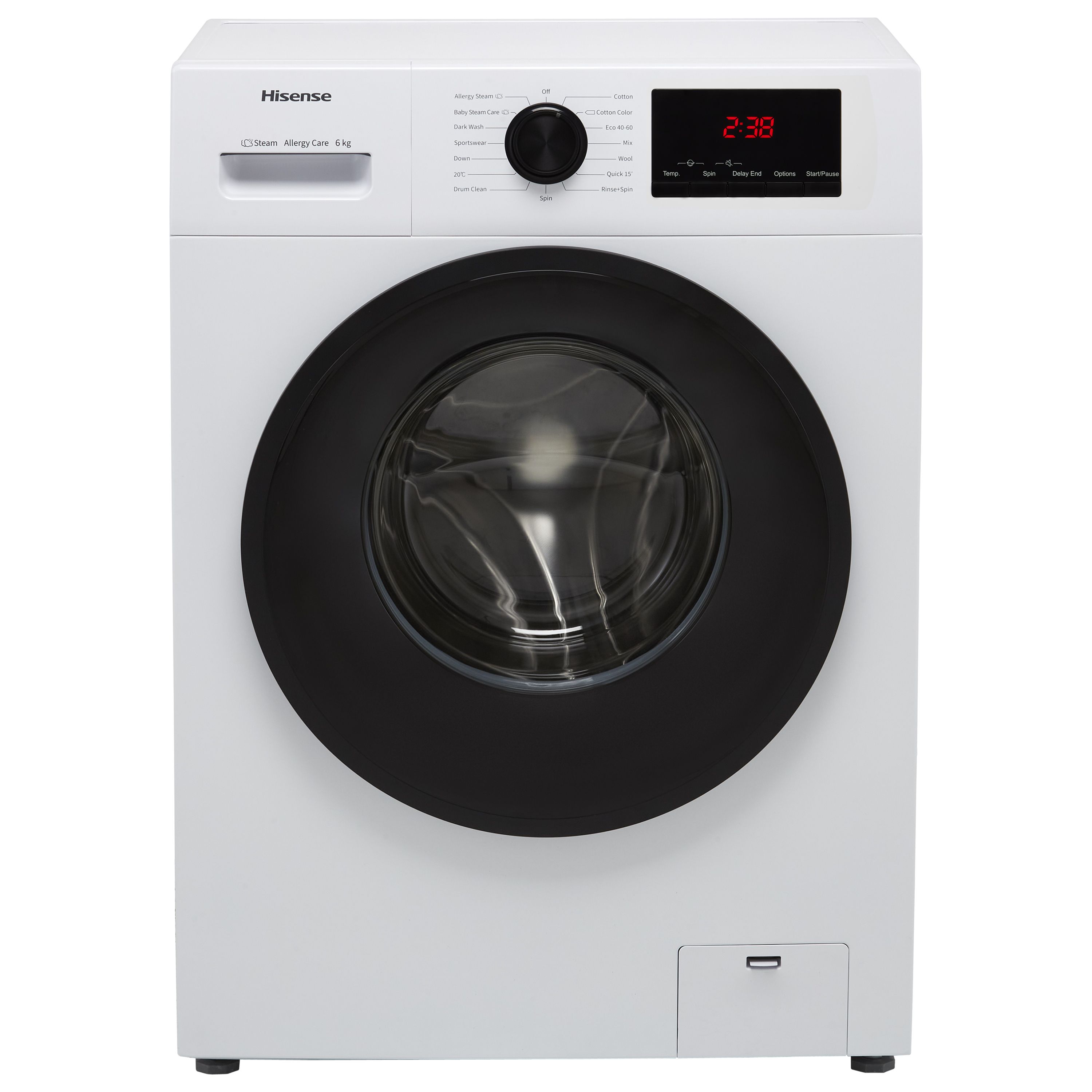 Hisense WFPV6012EM_WH 6kg Freestanding 1200rpm Washing machine - White