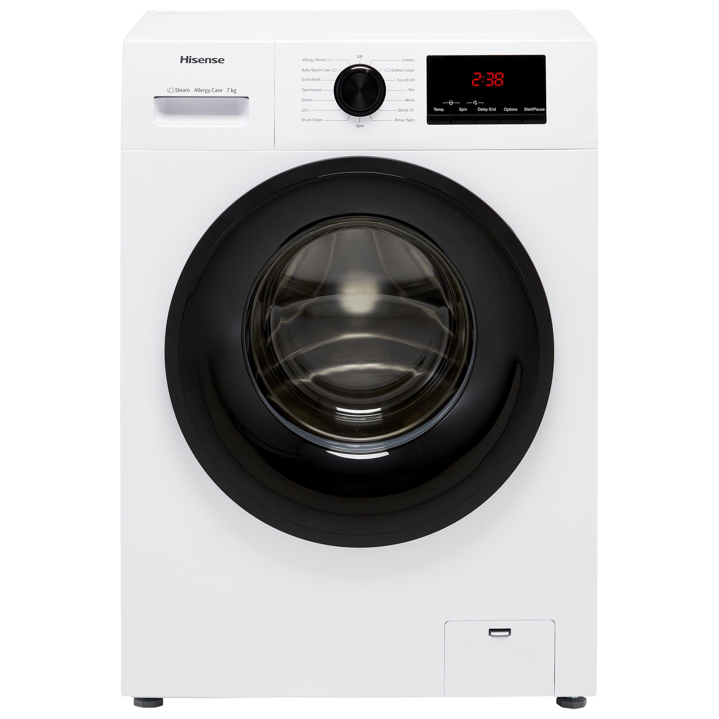 Hisense WFPV7012EM_WH 7kg Freestanding 1200rpm Washing machine - White