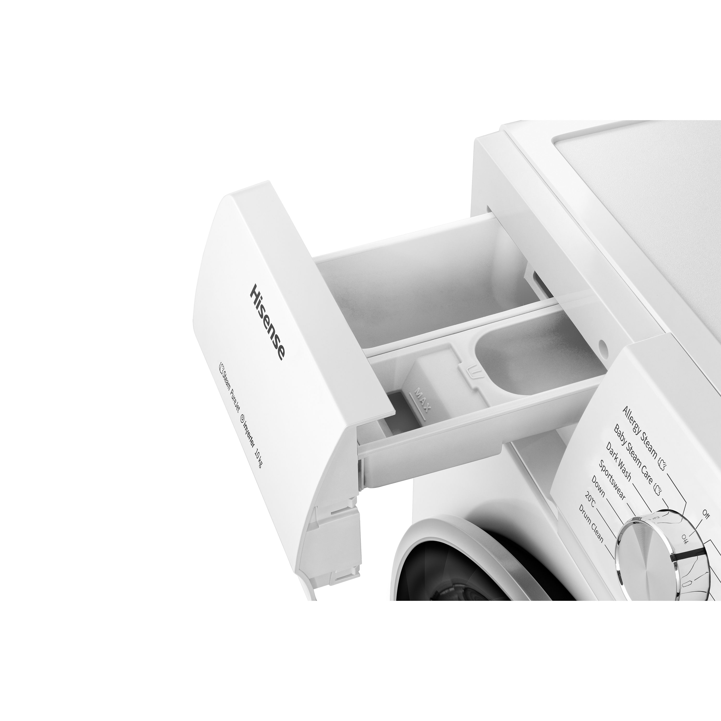 Hisense WFQY1014EVJM_WH 10kg Freestanding 1400rpm Washing machine - White
