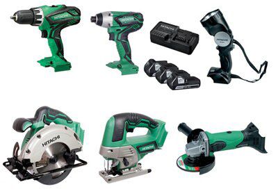 HITACHI KTL618SJJG 18V 6PC KIT 3X2.5AH