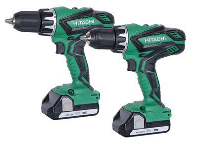 Hitachi Li-ion Cordless Combi drill & drill driver (2 x 1.5Ah) - KC18DGL/JB