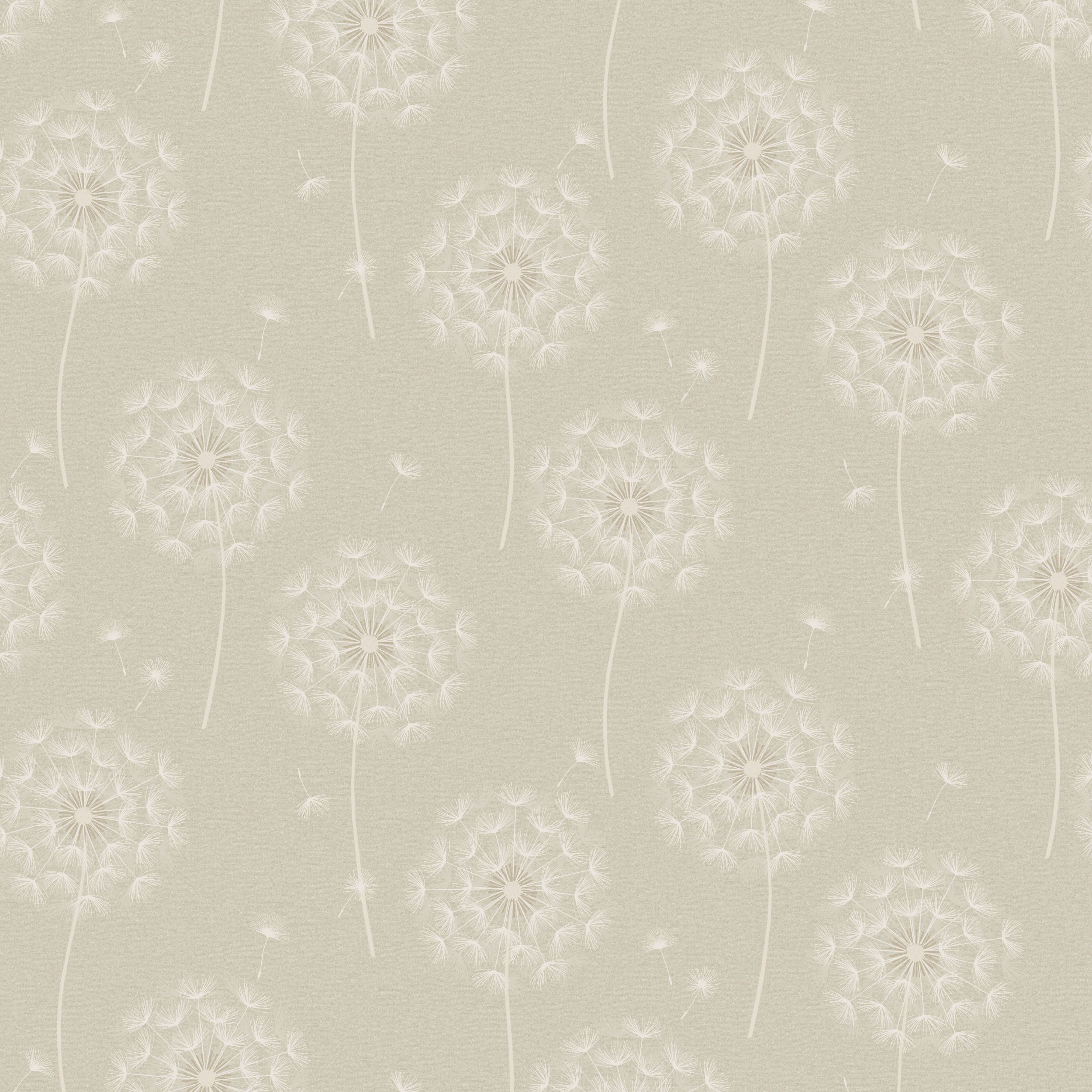 Holden Décor Opus Allora Cream Metallic effect Dandelion Embossed ...