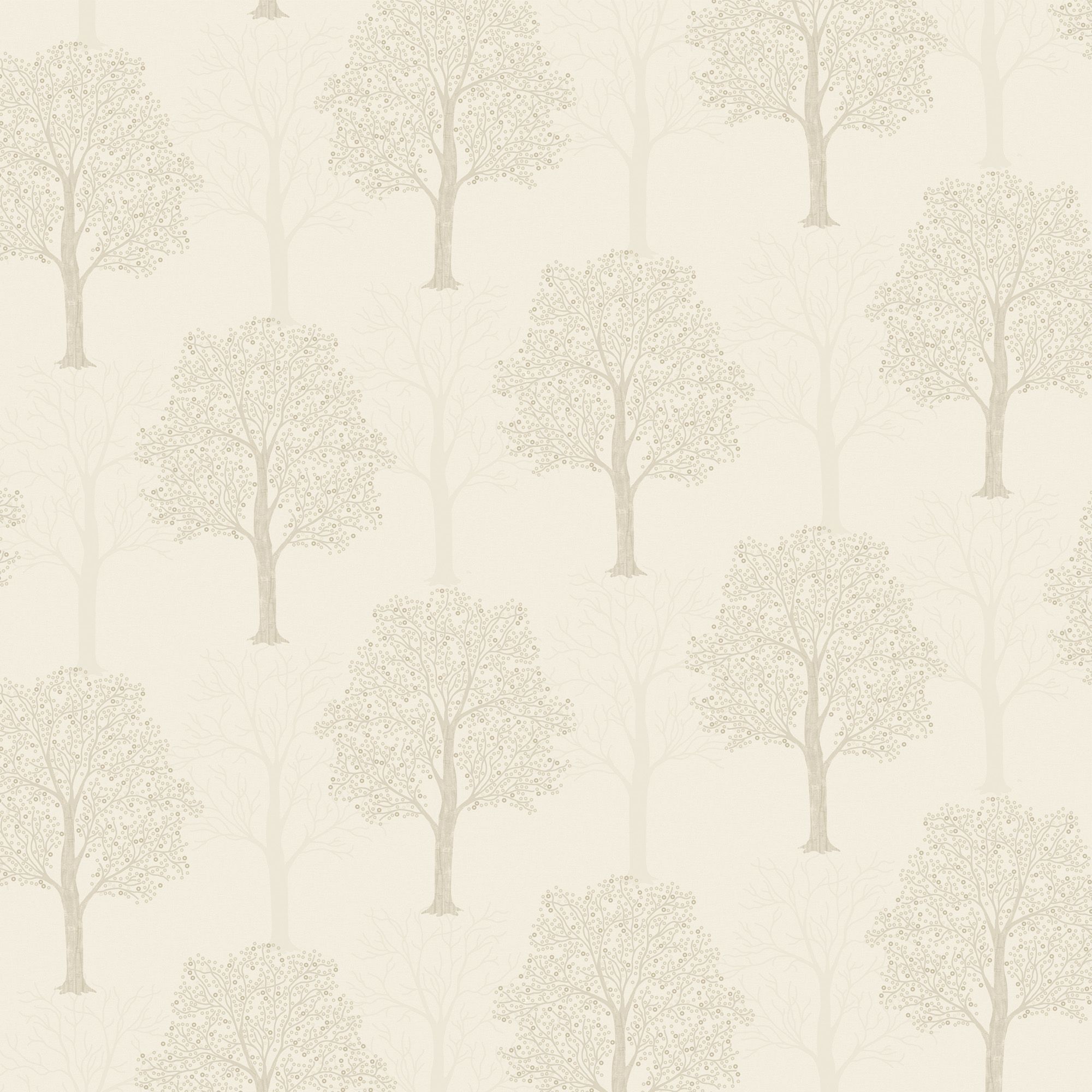 Holden Décor Opus Ornella Cream Tree Embossed Wallpaper