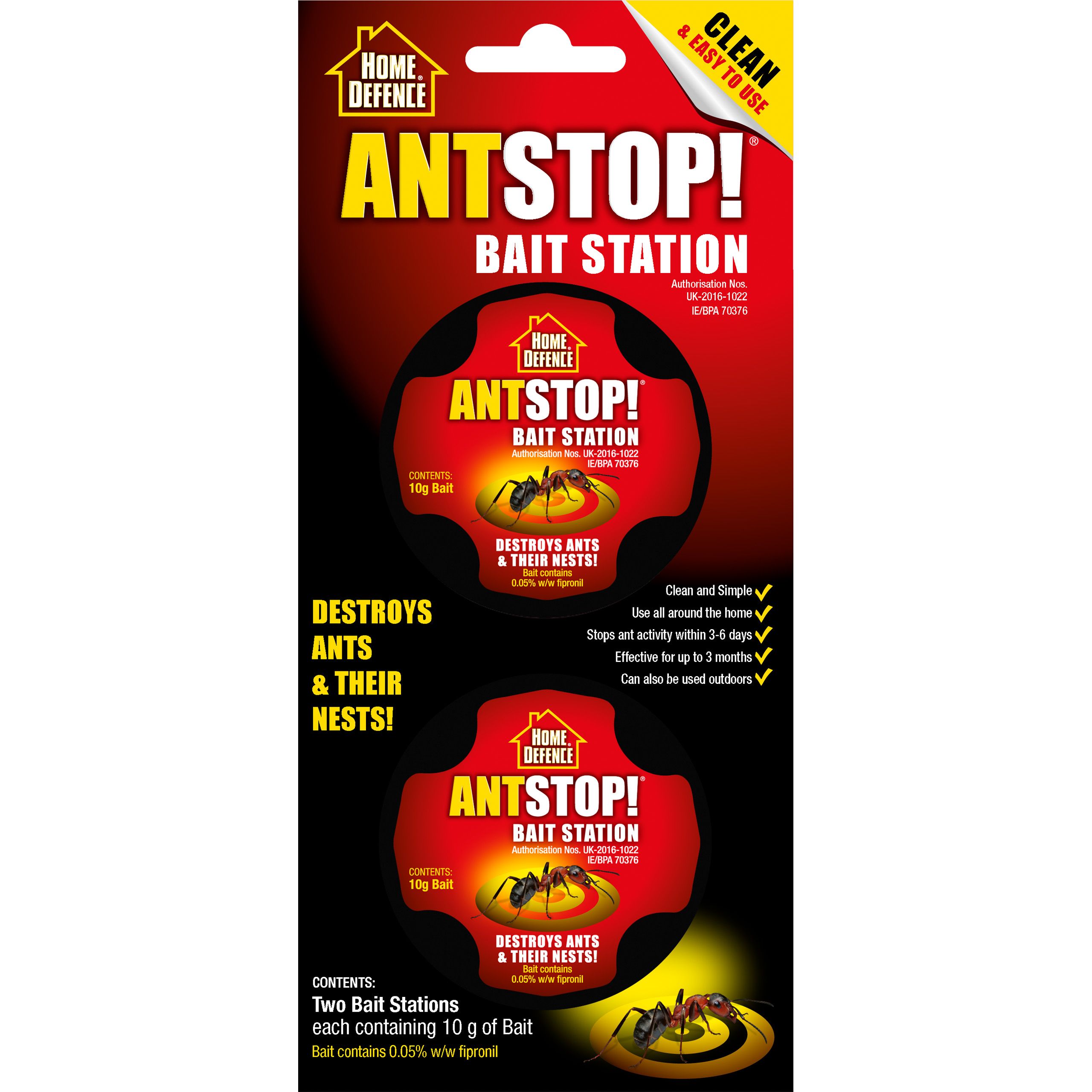 Home Defence Ant killers Ants Bait station, Pack of 2