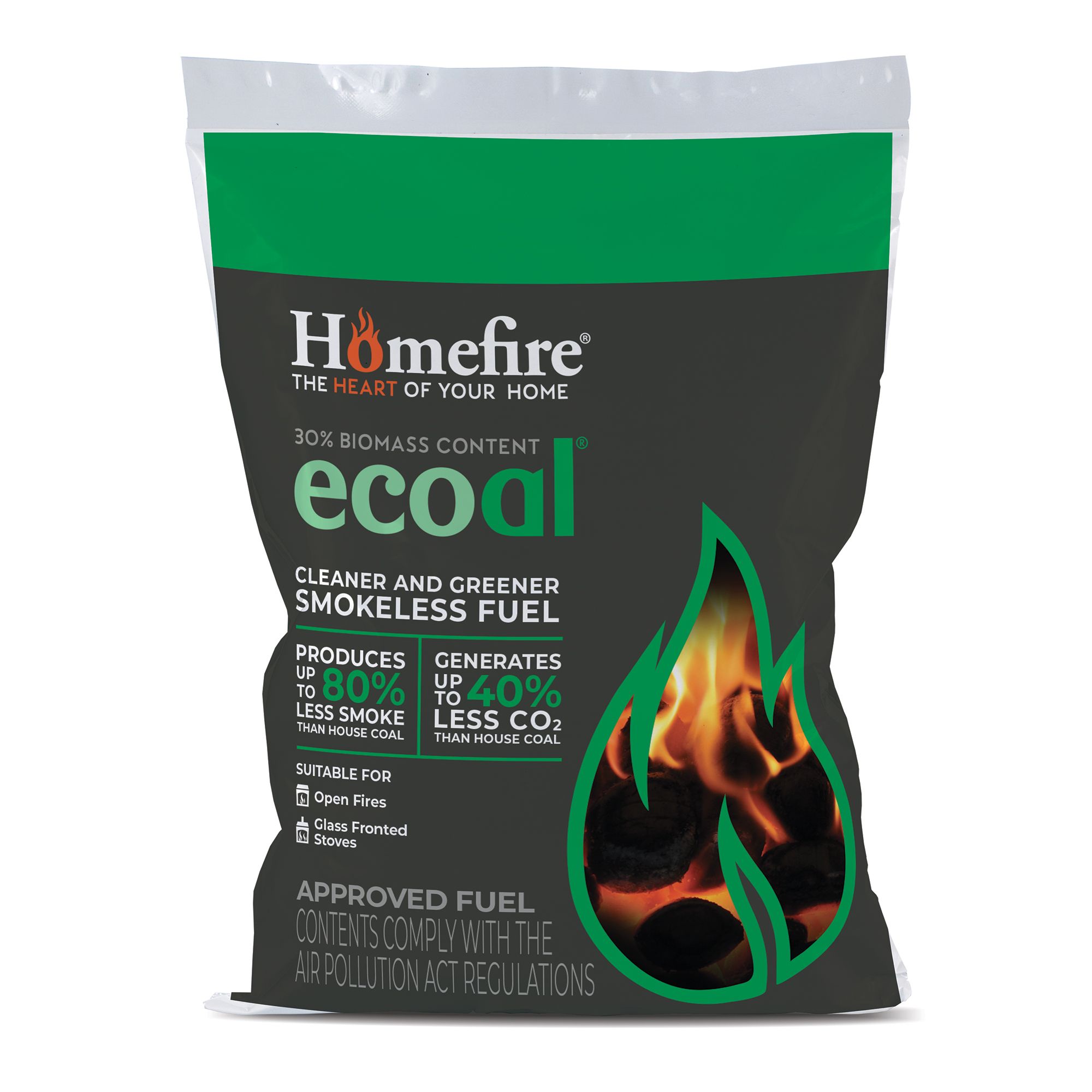 Homefire Ecoal Solid fuel briquettes | DIY at B&Q