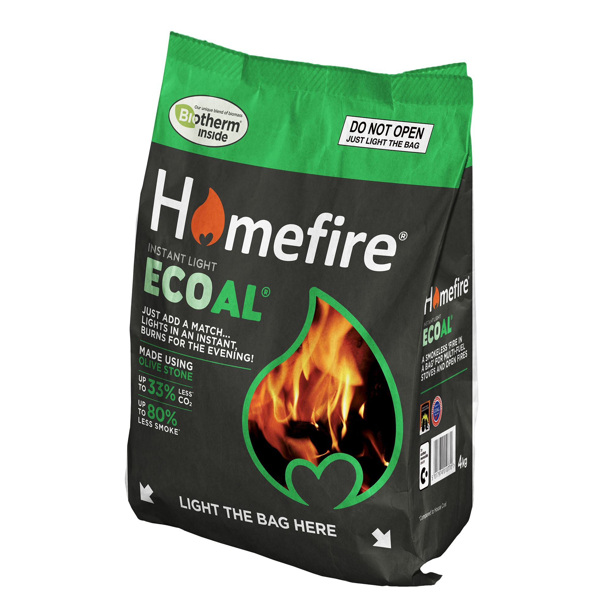 Homefire Solid fuel (instant light) 4kg | DIY at B&Q
