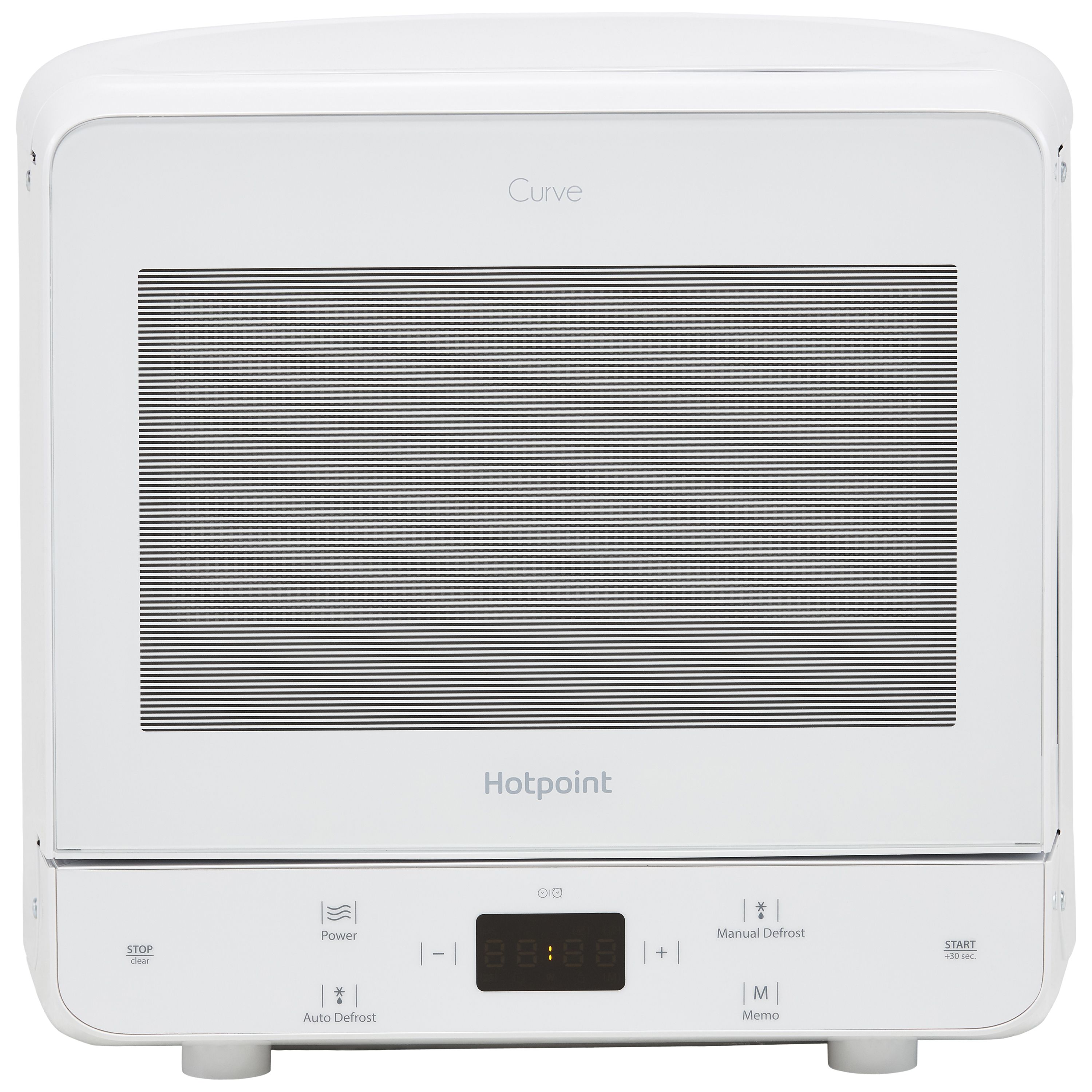 Hotpoint Curve MWH1331FW_WH 13L Freestanding Microwave - White | DIY at B&Q