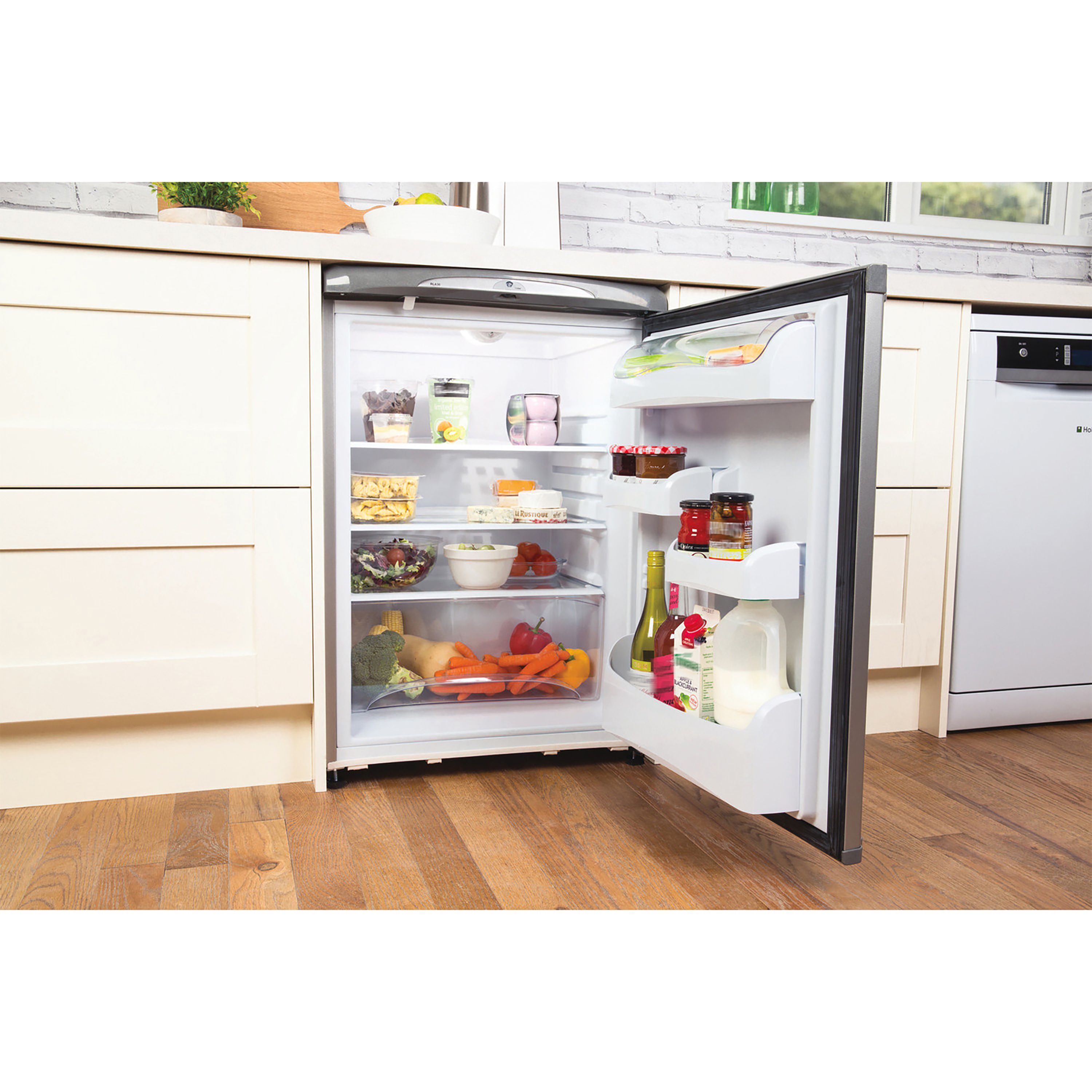 Hotpoint Freestanding Under counter Fridge - Graphite