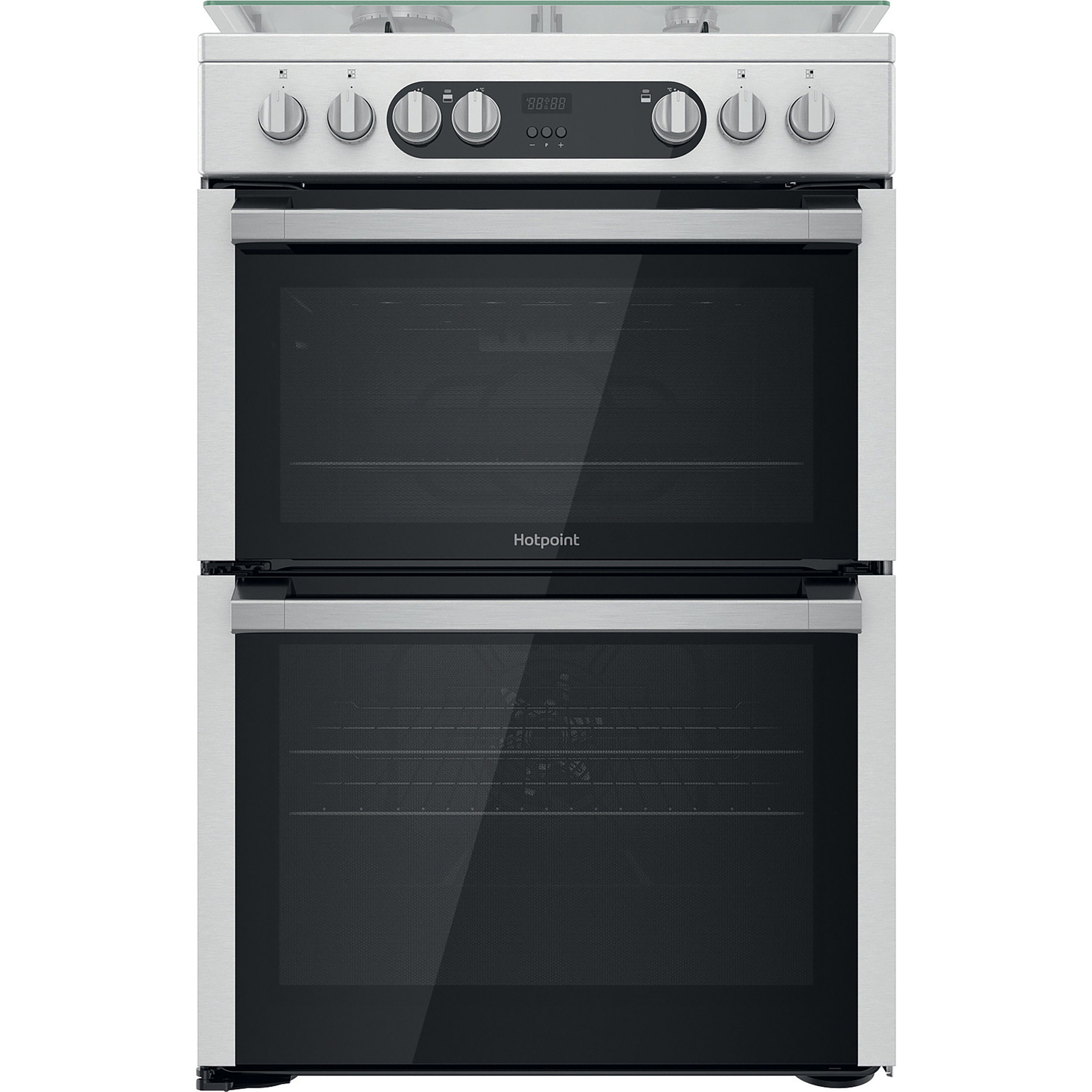 Buy Hotpoint HDM67G9C2CX/U_SI 60cm Double Electric & gas Cooker with ...