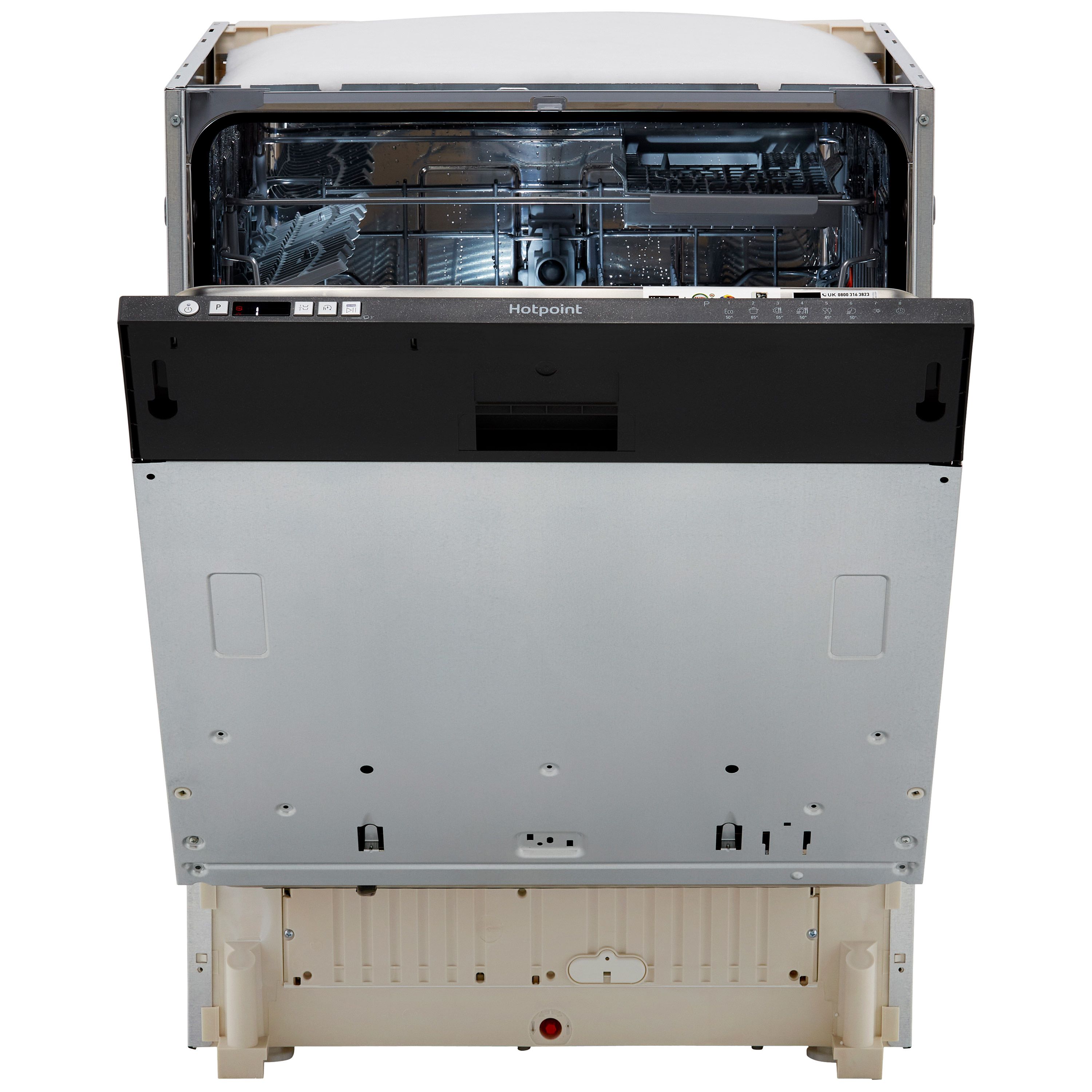 Hotpoint HIC3B19CUK_GH Integrated Full size Dishwasher - Graphite