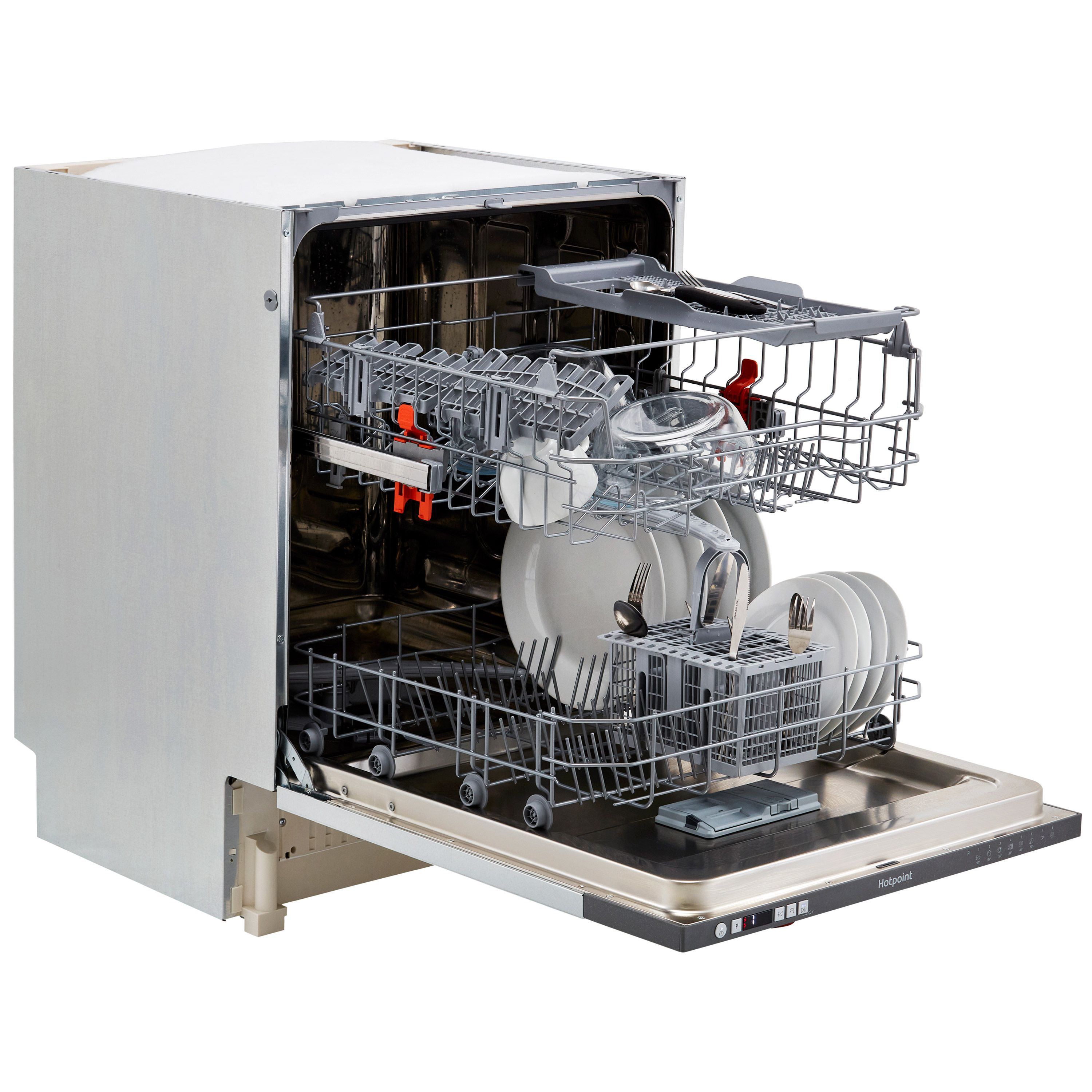 Hotpoint HIC3B19CUK_GH Integrated Full size Dishwasher - Graphite