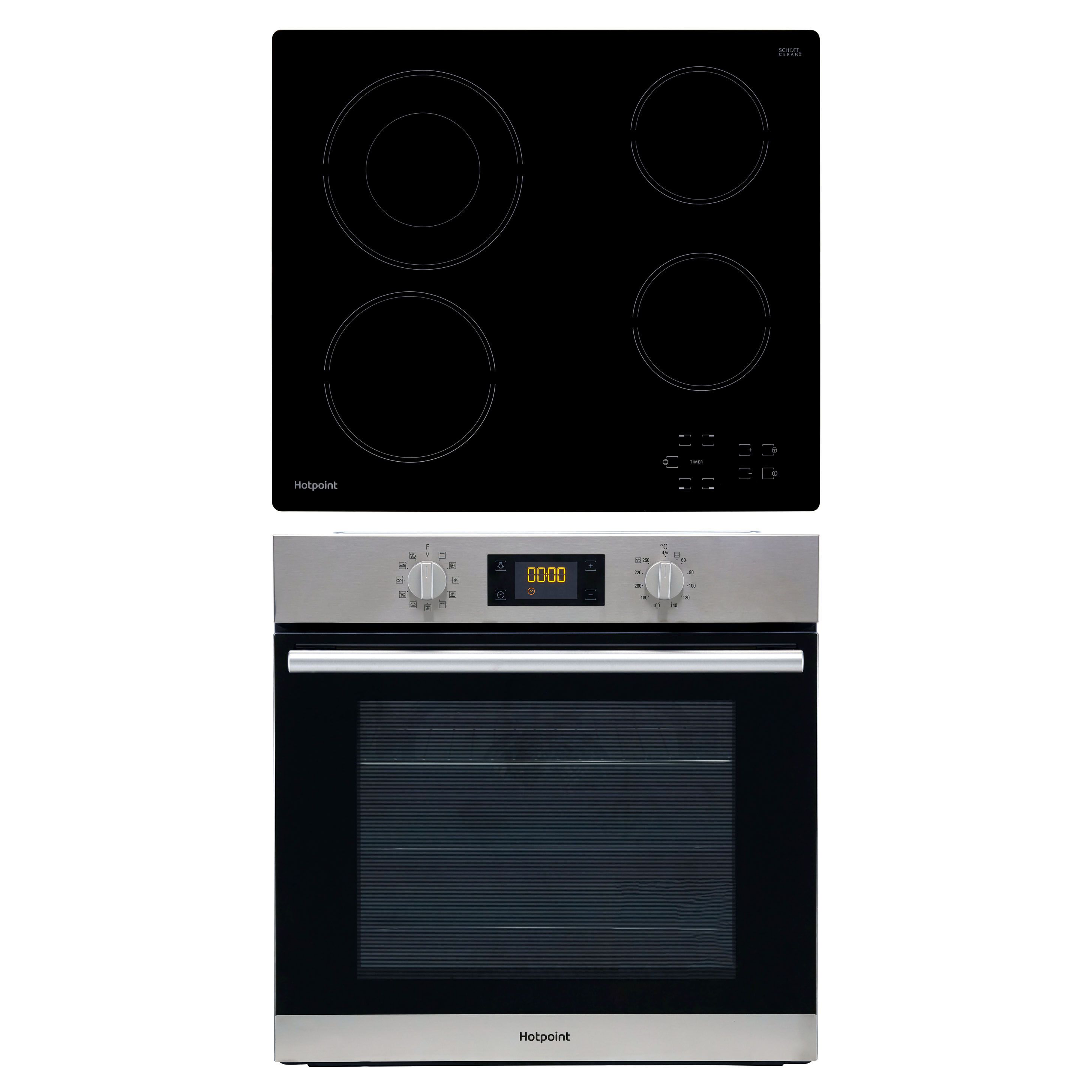 Hotpoint HOTSA2CERAM Built-in Single Oven & ceramic hob pack ...