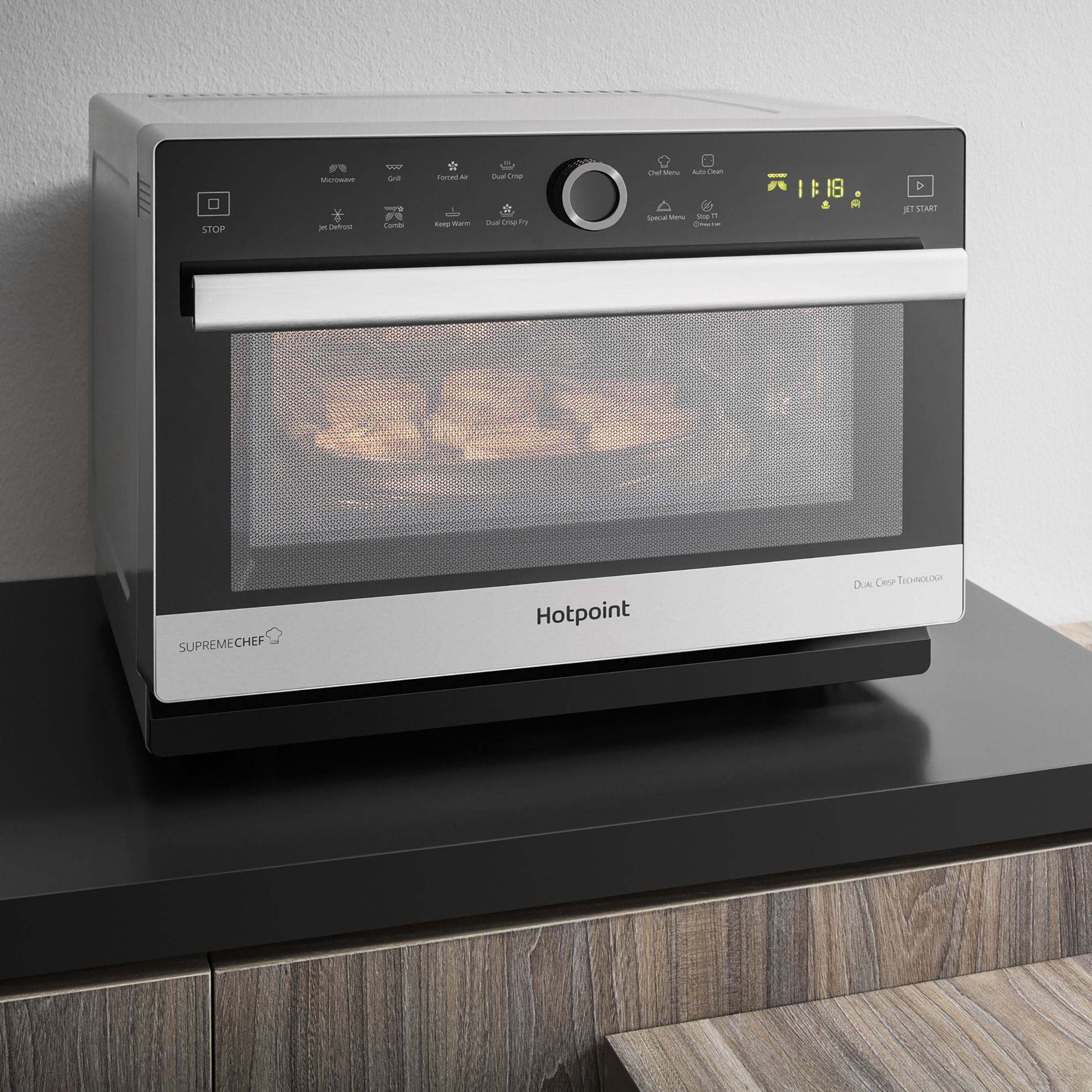 Hotpoint MWH338SX_SS 33L Freestanding Microwave - Stainless steel