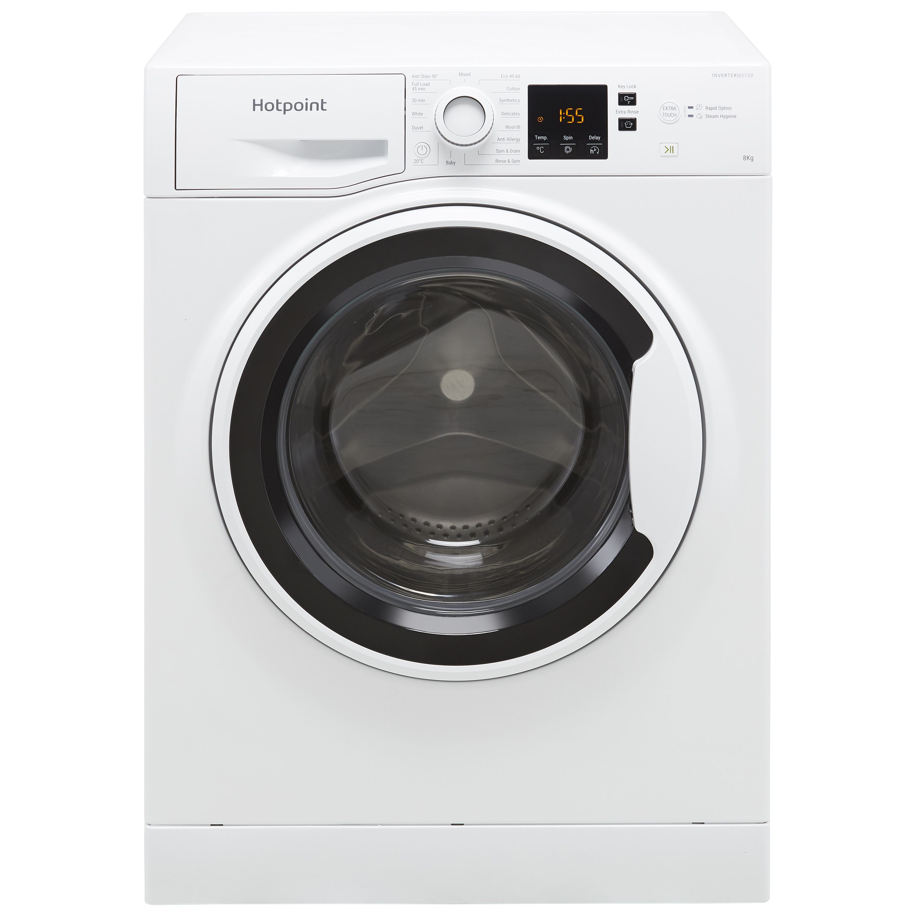 Hotpoint NSWA843CWWUKN 8kg Freestanding 1400rpm Washing machine - White