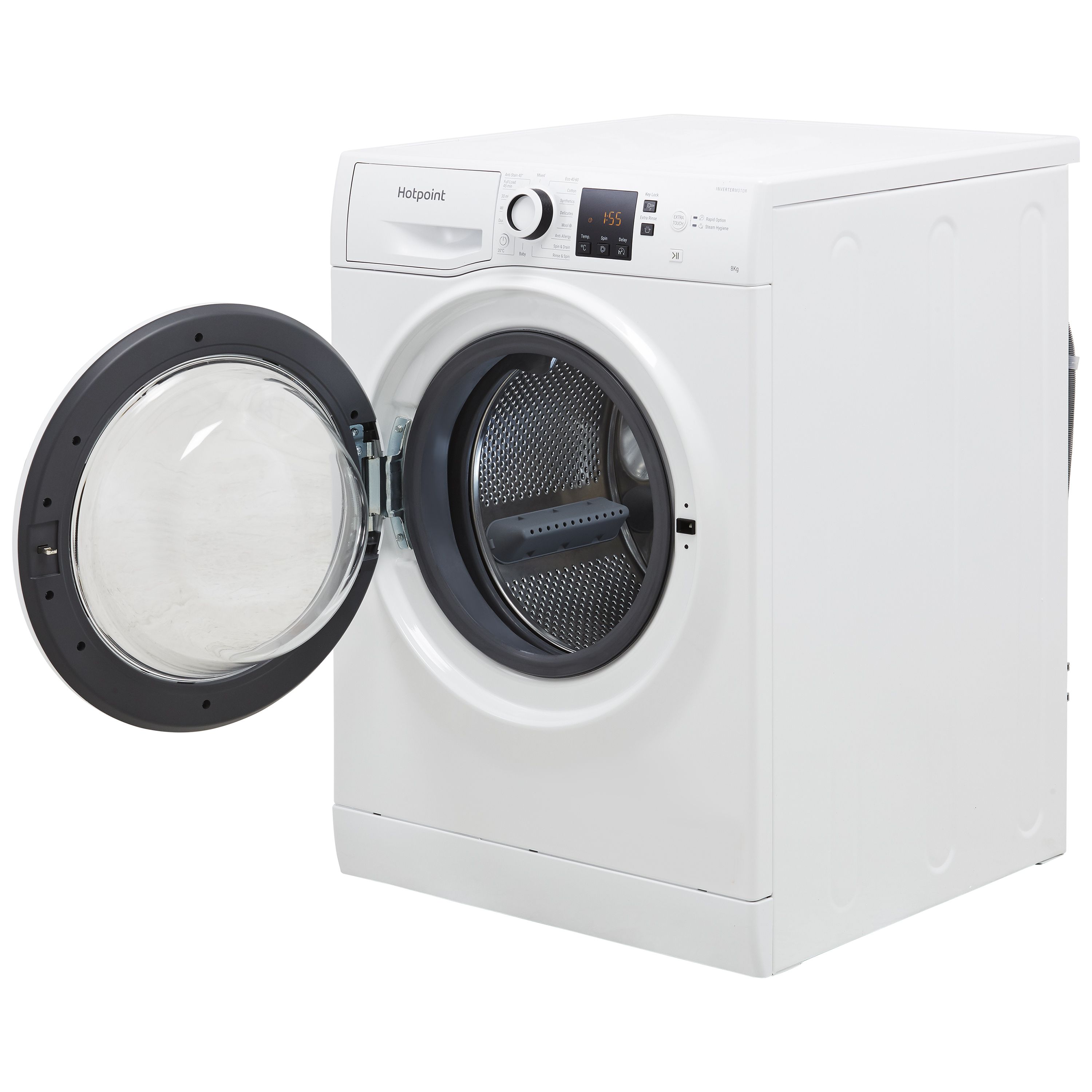 Hotpoint NSWA843CWWUKN 8kg Freestanding 1400rpm Washing machine - White