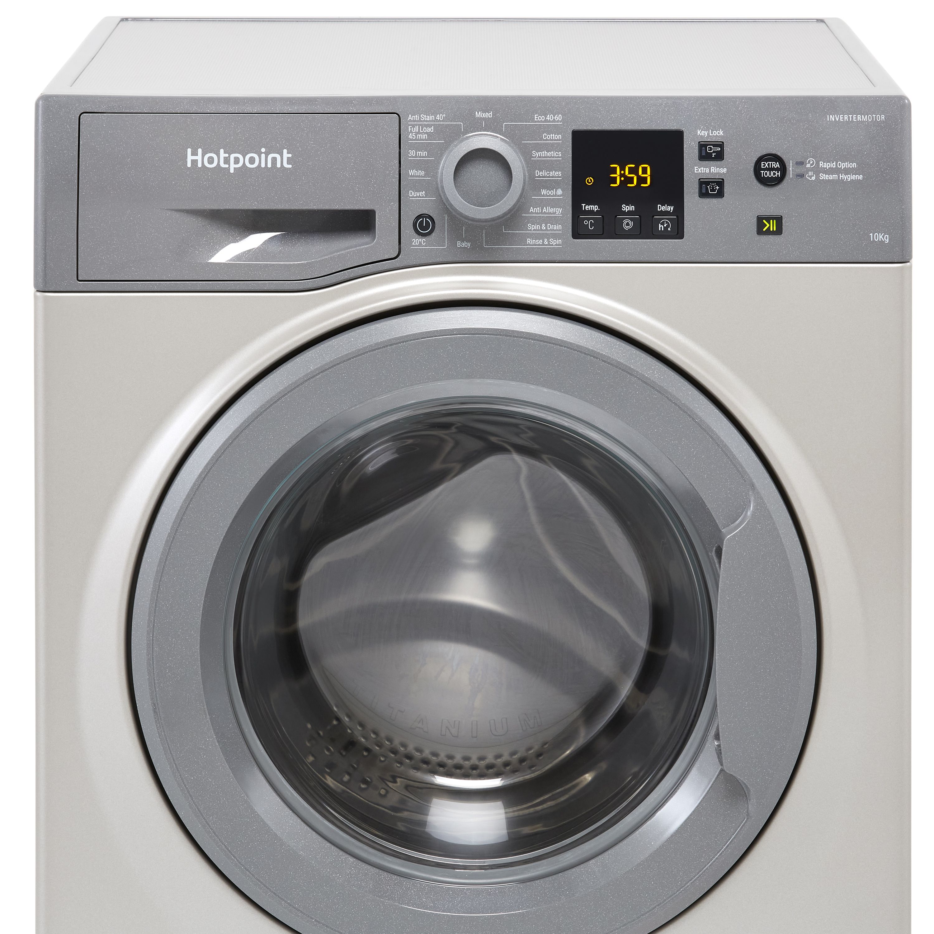 Hotpoint NSWM1045CGGUKN_GH 10kg Freestanding 1400rpm Washing machine ...