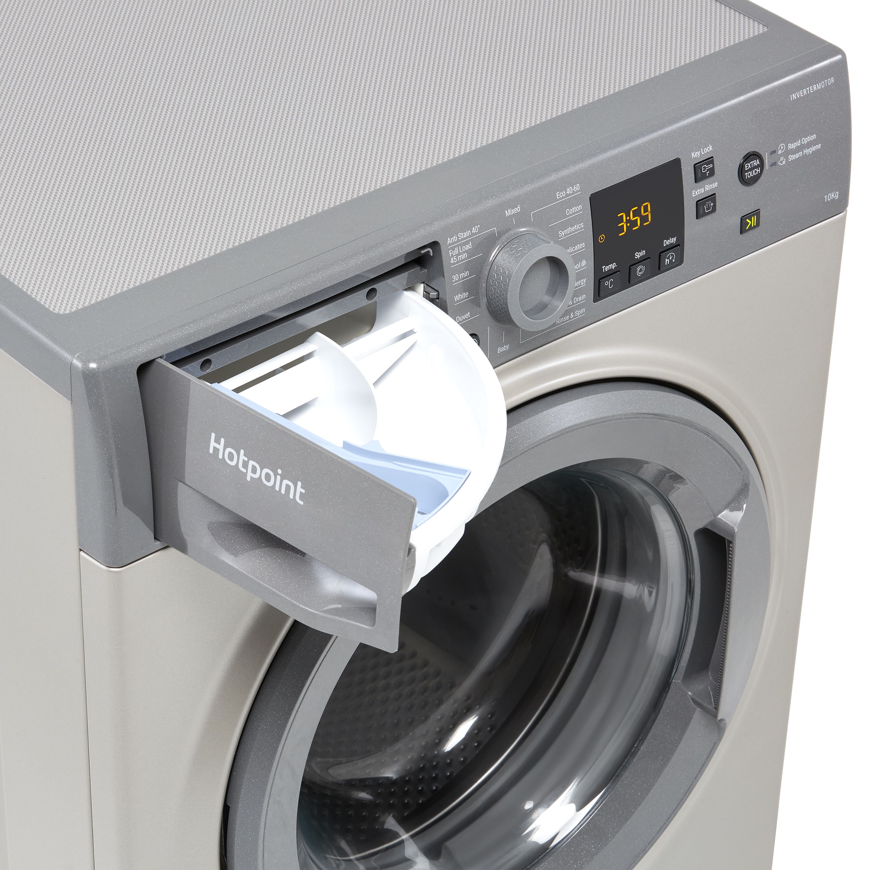 Hotpoint NSWM1045CGGUKN_GH 10kg Freestanding 1400rpm Washing machine ...