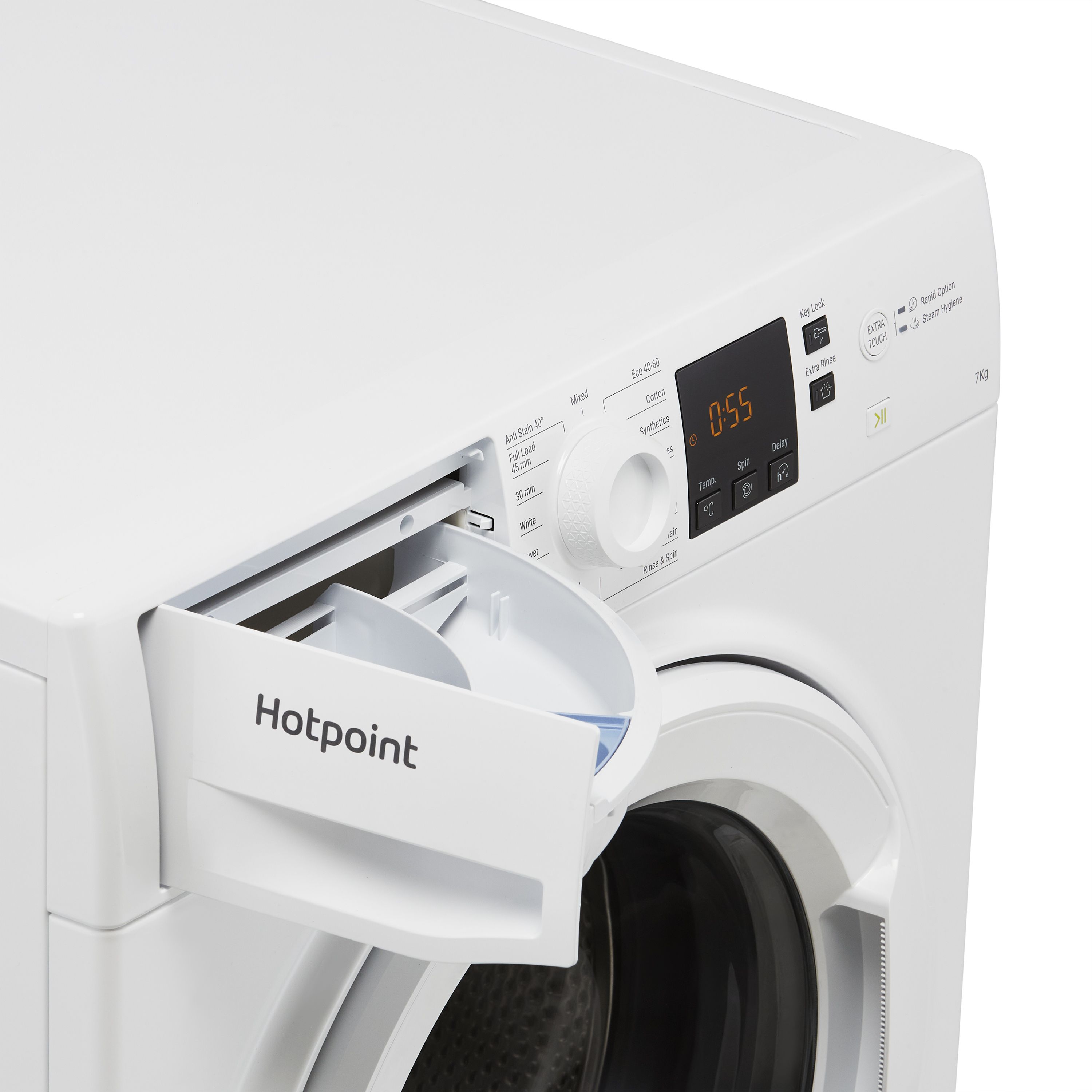 Hotpoint NSWM743UWUKN_WH 7kg Freestanding 1400rpm Washing machine - White