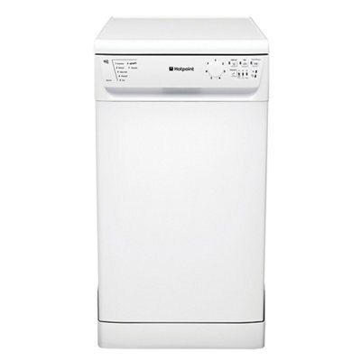 Hotpoint SDL510P Freestanding Slimline Dishwasher - White