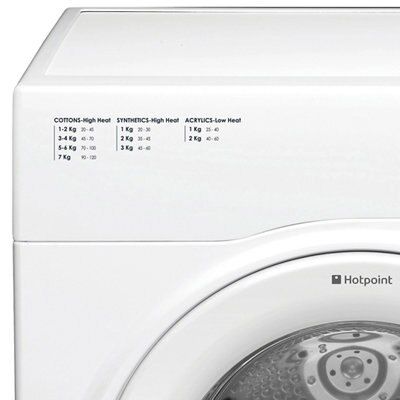 Hotpoint TVFM70BGP Freestanding Tumble dryer - White