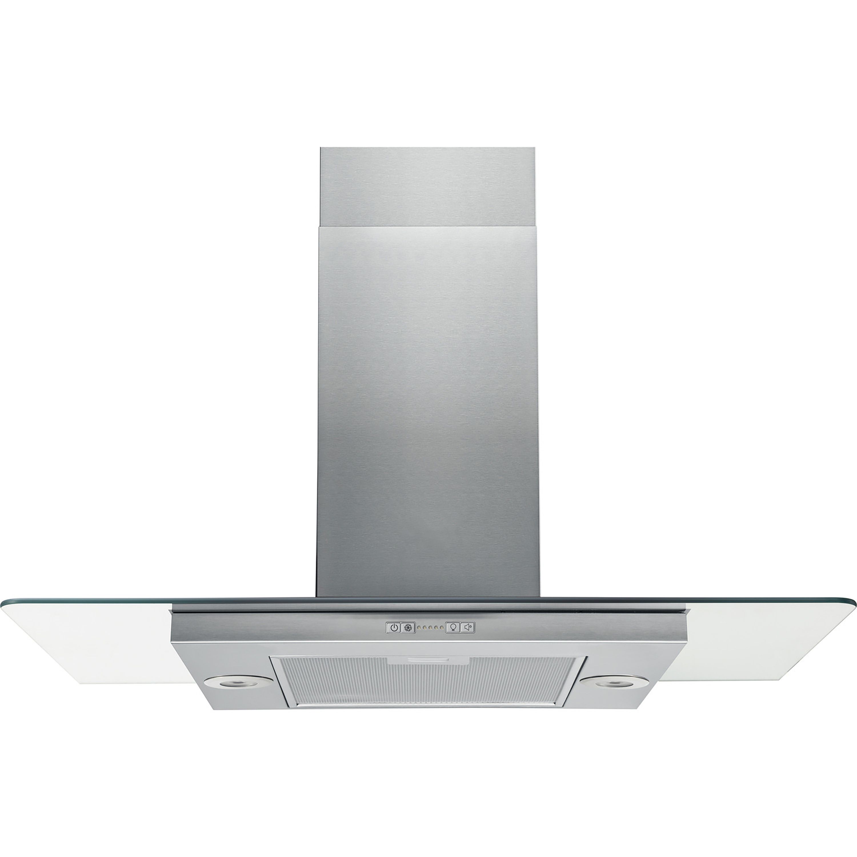Hotpoint UIF9.3FLBX Metal Island Cooker hood (W)89.8cm - Stainless ...