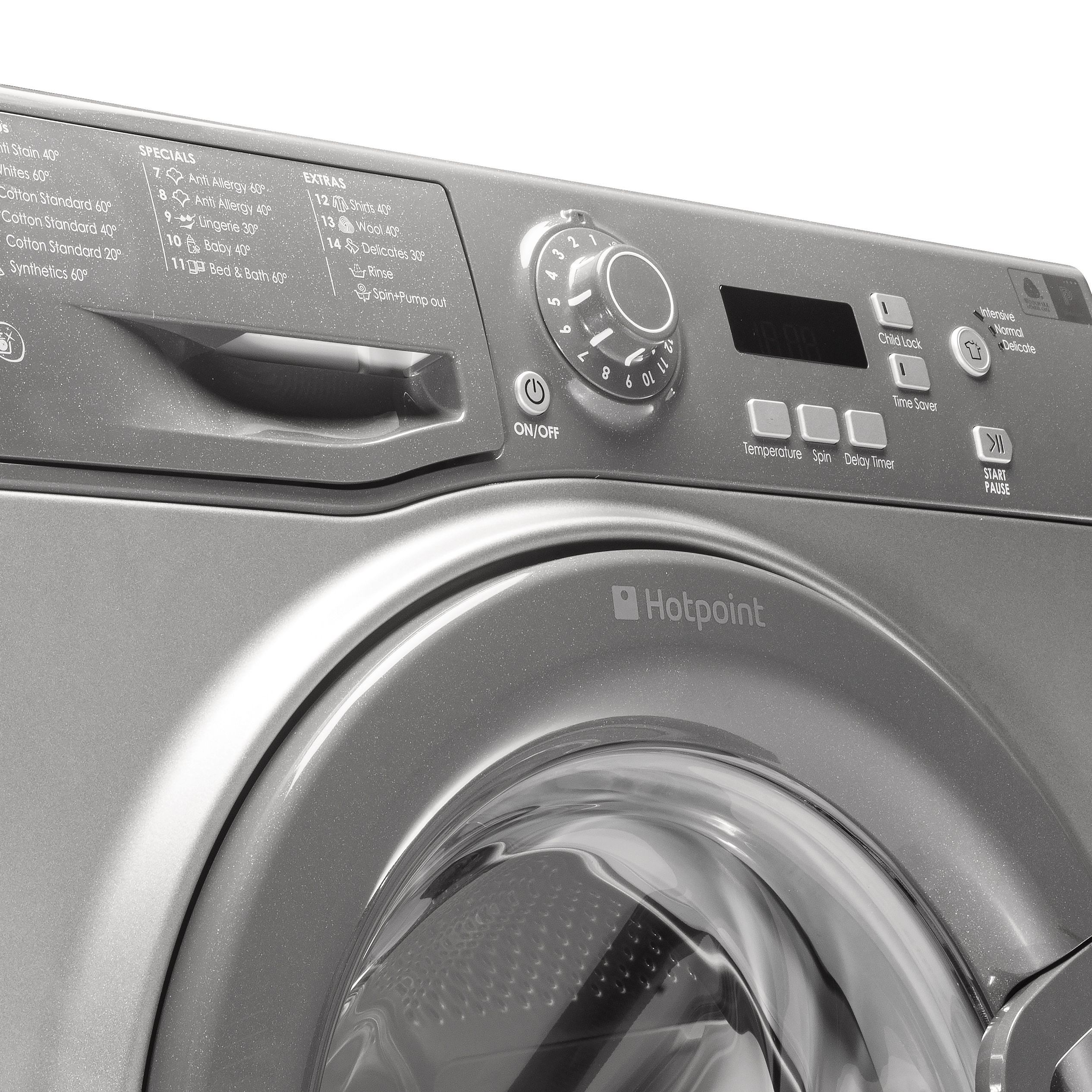 Hotpoint WMAQF641GUK Graphite Freestanding Washing machine | DIY at B&Q