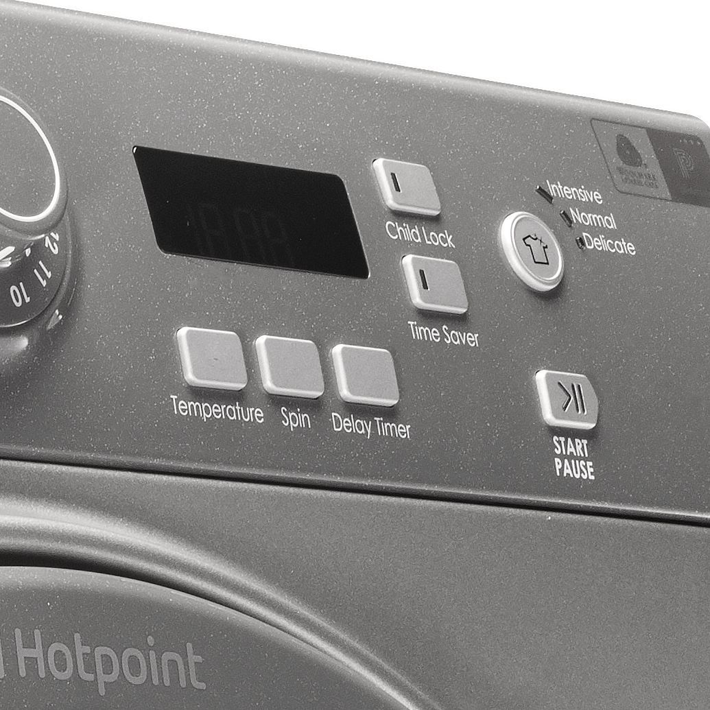 Hotpoint WMAQF641GUK Graphite Freestanding Washing machine | DIY at B&Q