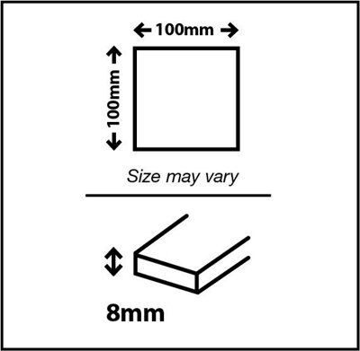 House of Mosaics Camden Purple Stone effect Glass & marble Wall Mosaic ...