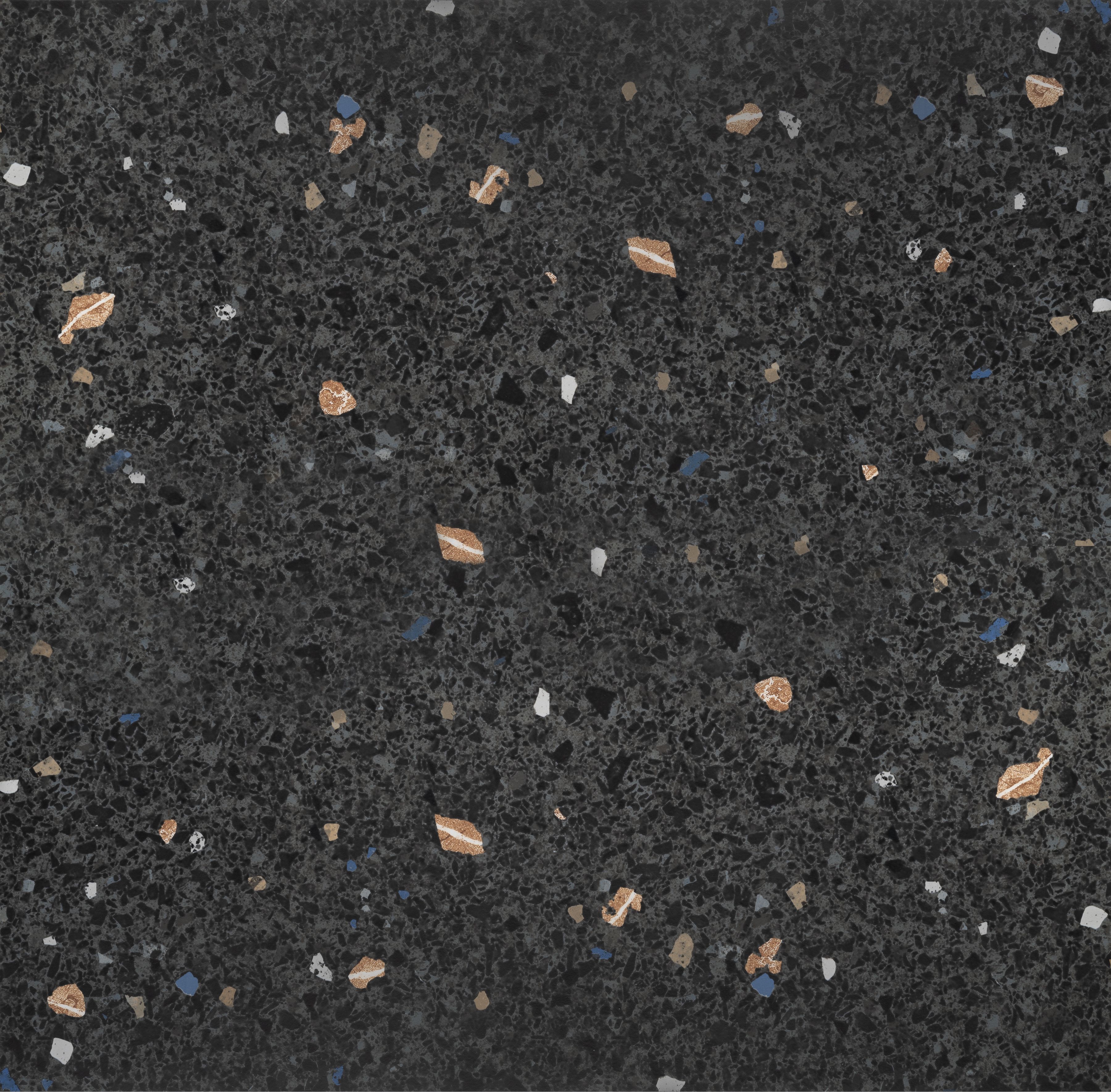 House of Mosaics Sorrento Black Gloss Terrazzo Porcelain Indoor Wall ...