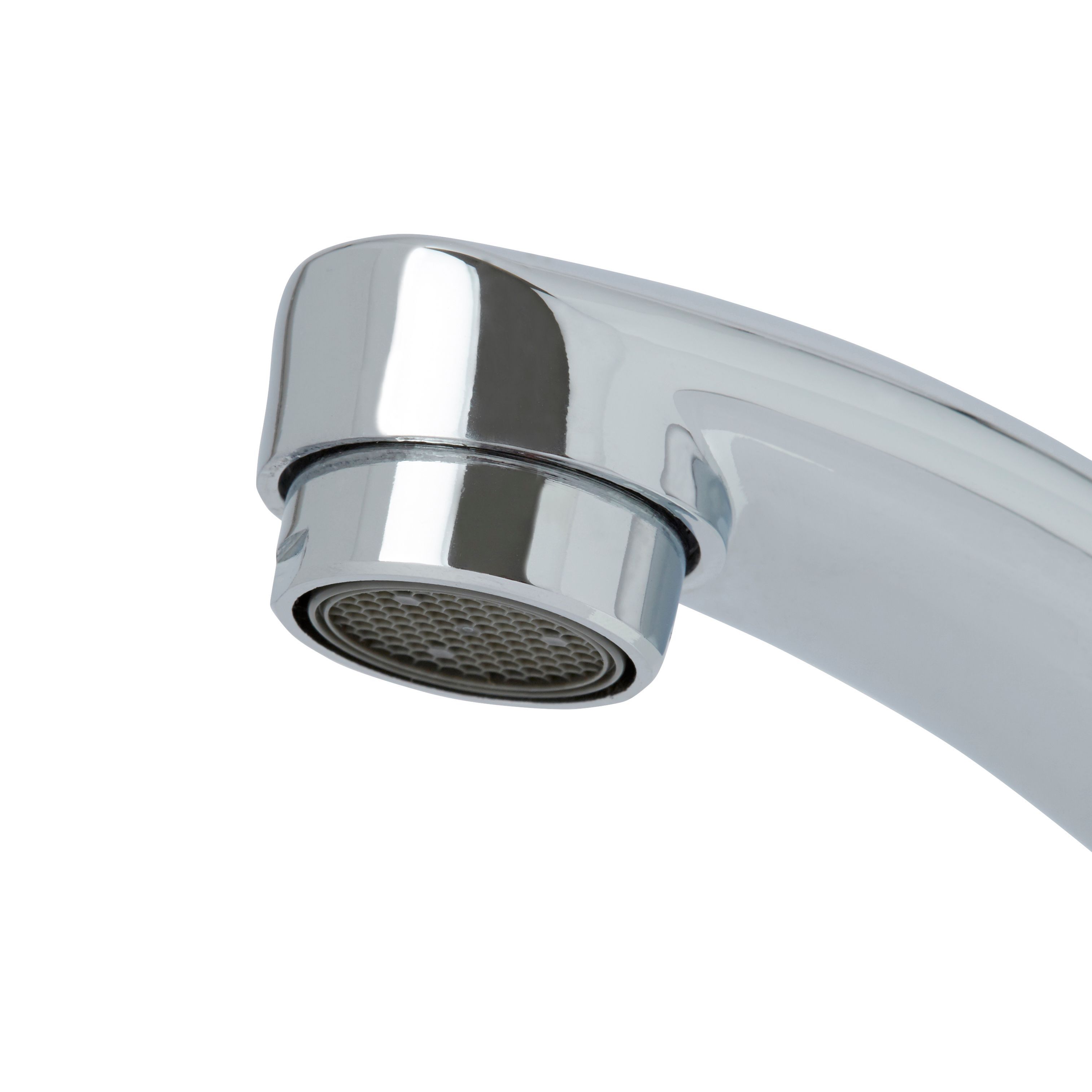 Huka Chrome effect Kitchen Top lever Tap
