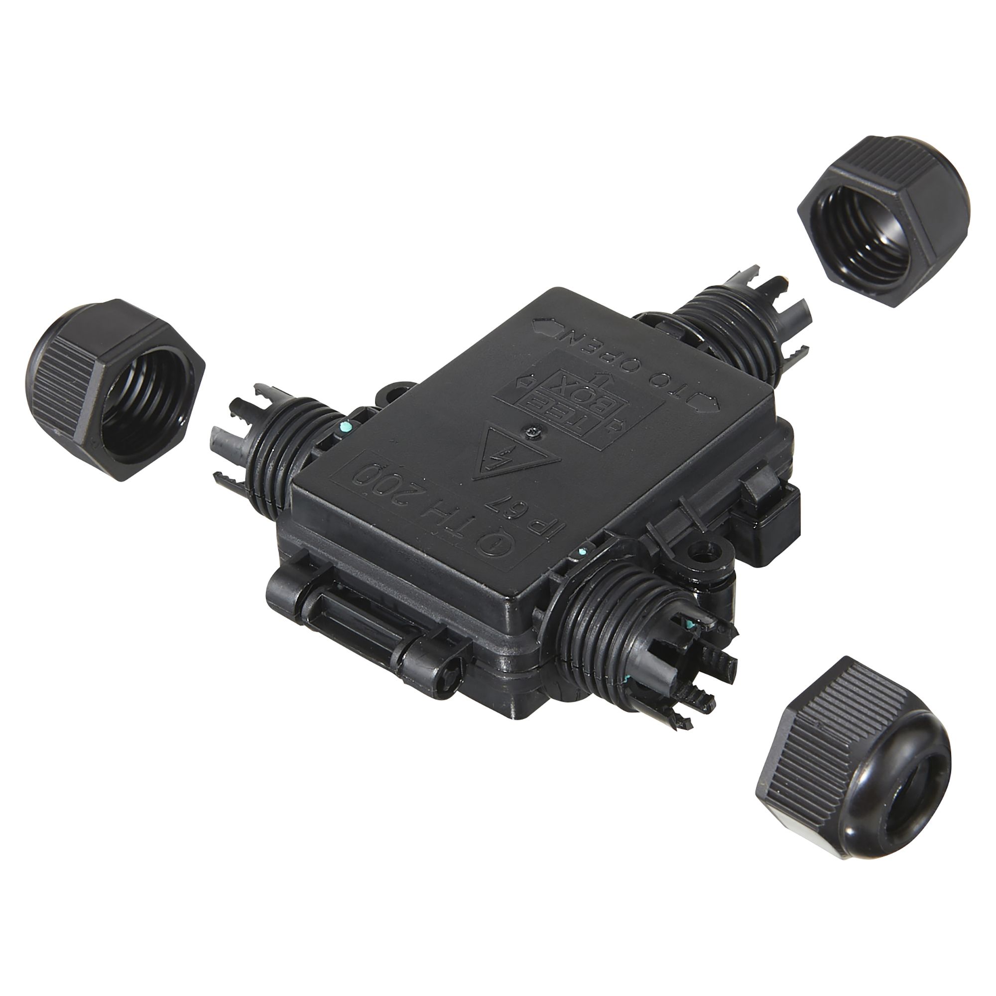 Hylec Black 25A Junction box
