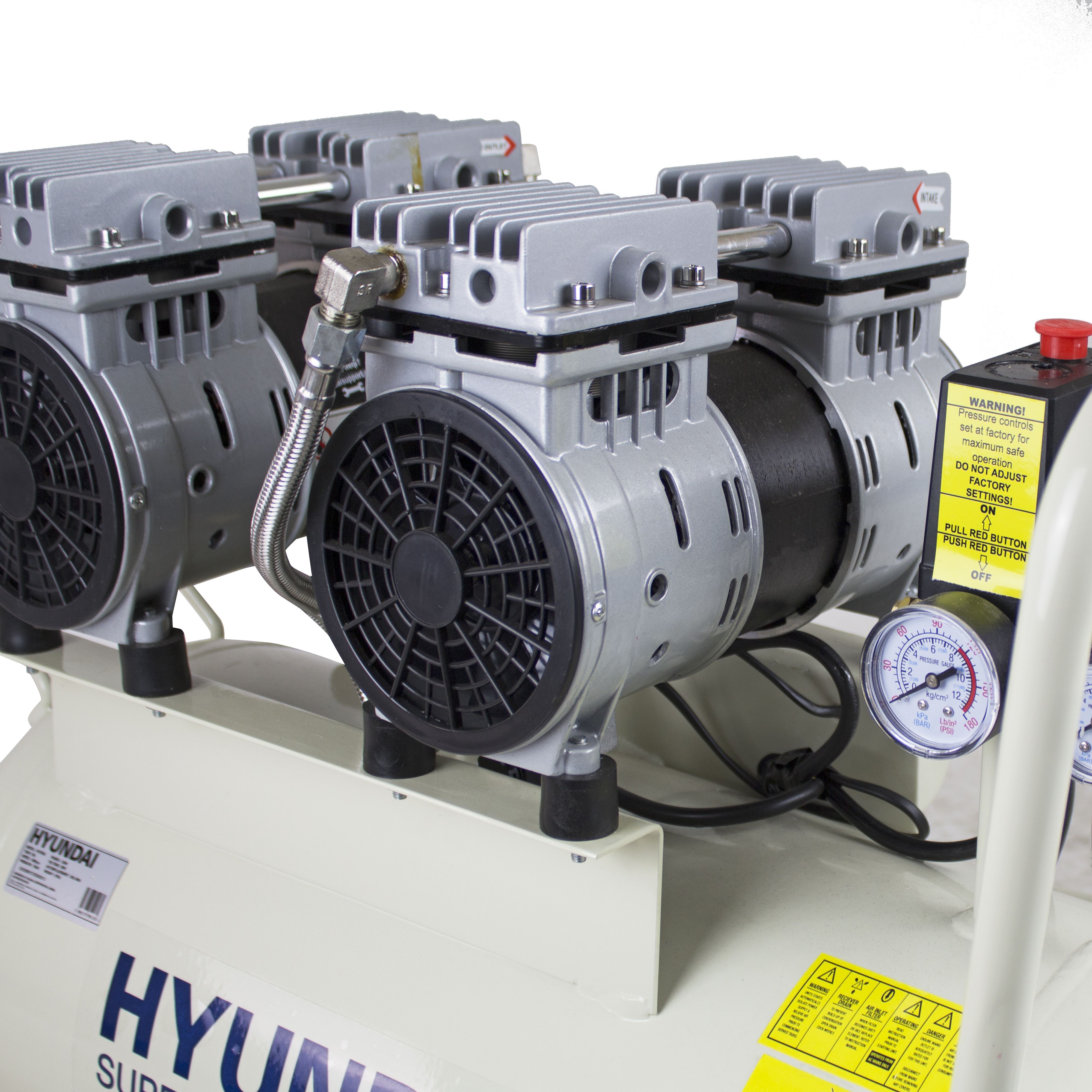 Hyundai Silent 230V 50L Corded Compressor HY27550