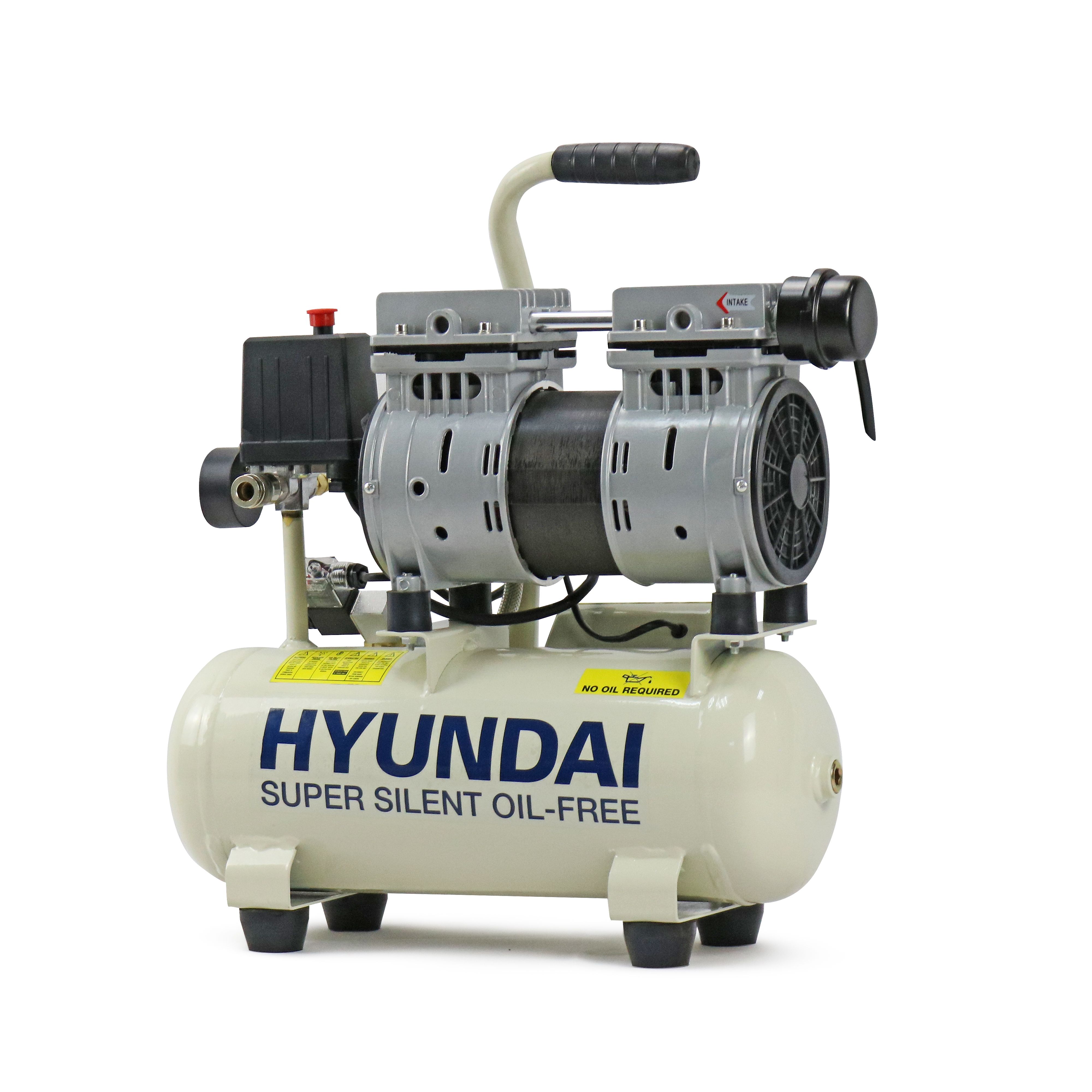 Buy Hyundai Silent 230V 8L Corded Compressor HY5508 | DIY at B&Q