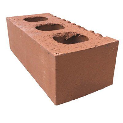 Ibstock Ravenhead Smooth Red Perforated Class B engineering brick (L ...