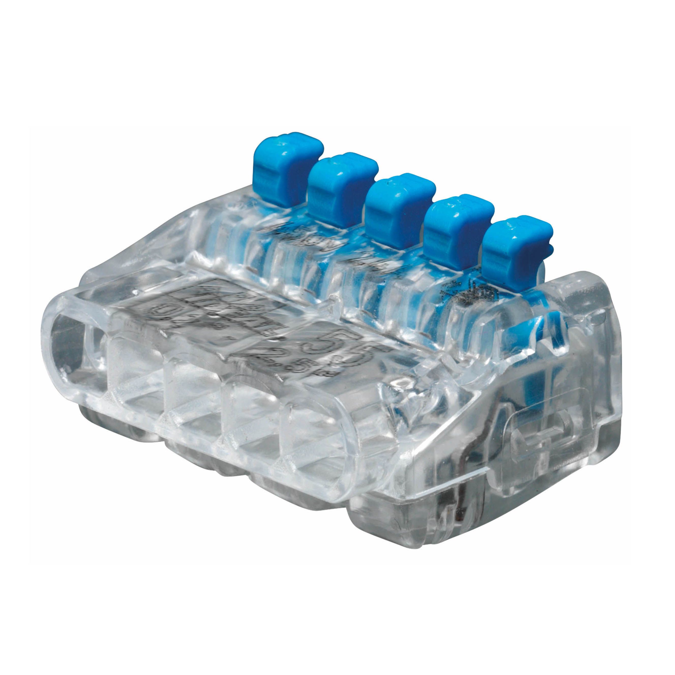 Ideal Blue 24A In-line wire connector, Pack of 30 | DIY at B&Q