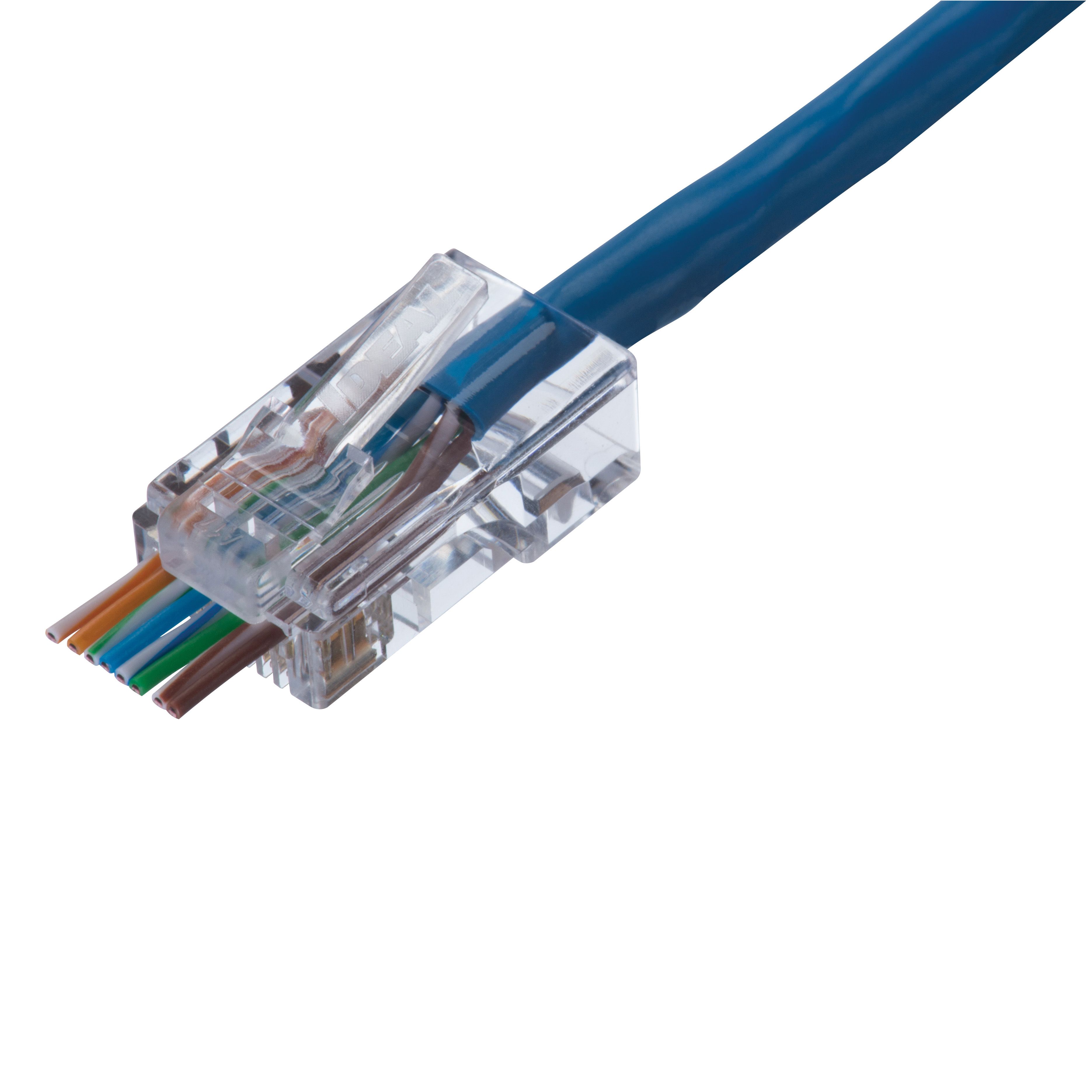Ideal Industries Cat 5 Data cable connector, Pack of 10 | DIY at B&Q