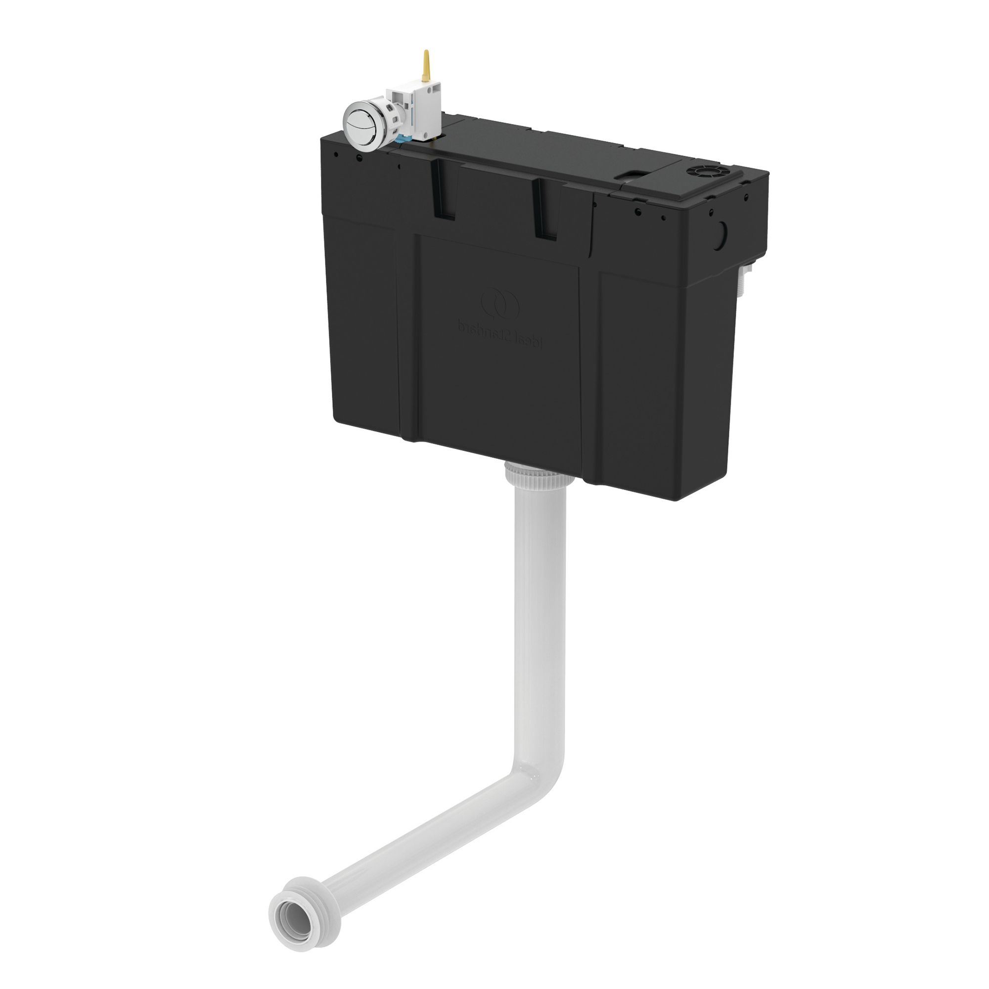 Ideal Standard Conceala Black Concealed Water-saving Cistern (H)275mm ...