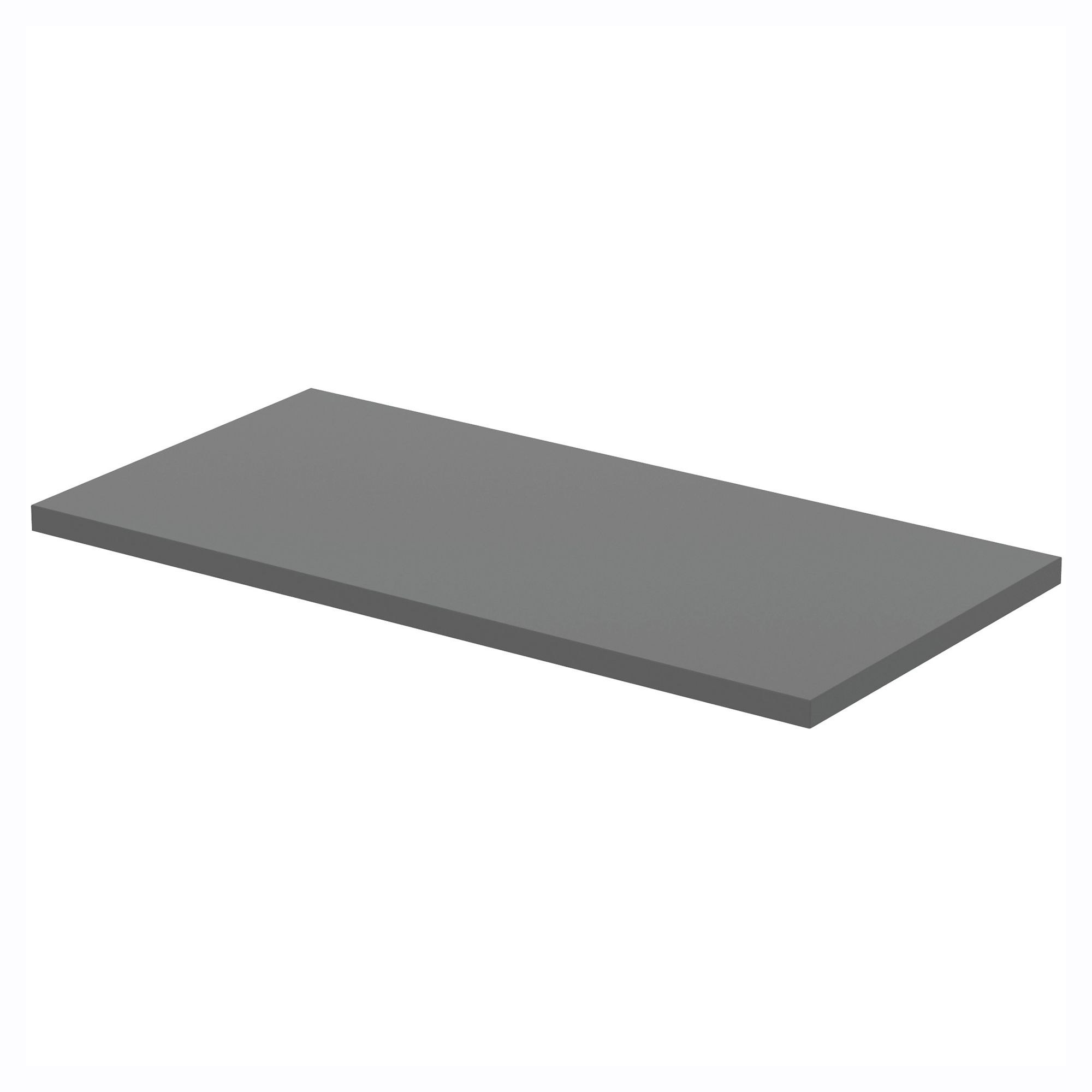 Ideal Standard i.life A Matt Quartz Grey Wood effect Square edge ...