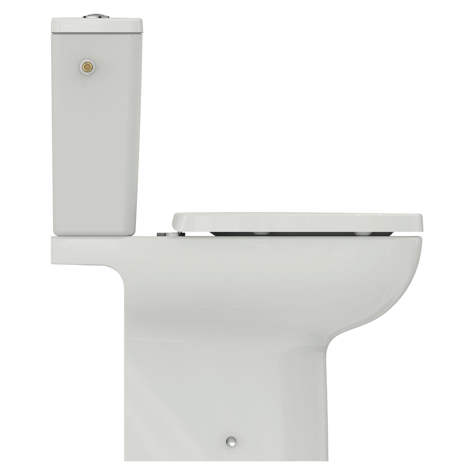 Ideal Standard i.life A White Rimless Close-coupled Square Toilet pan