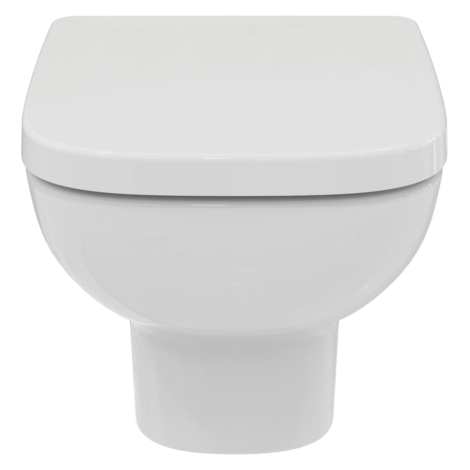Ideal Standard i.life A White Rimless Wall hung Square Toilet pan Soft ...