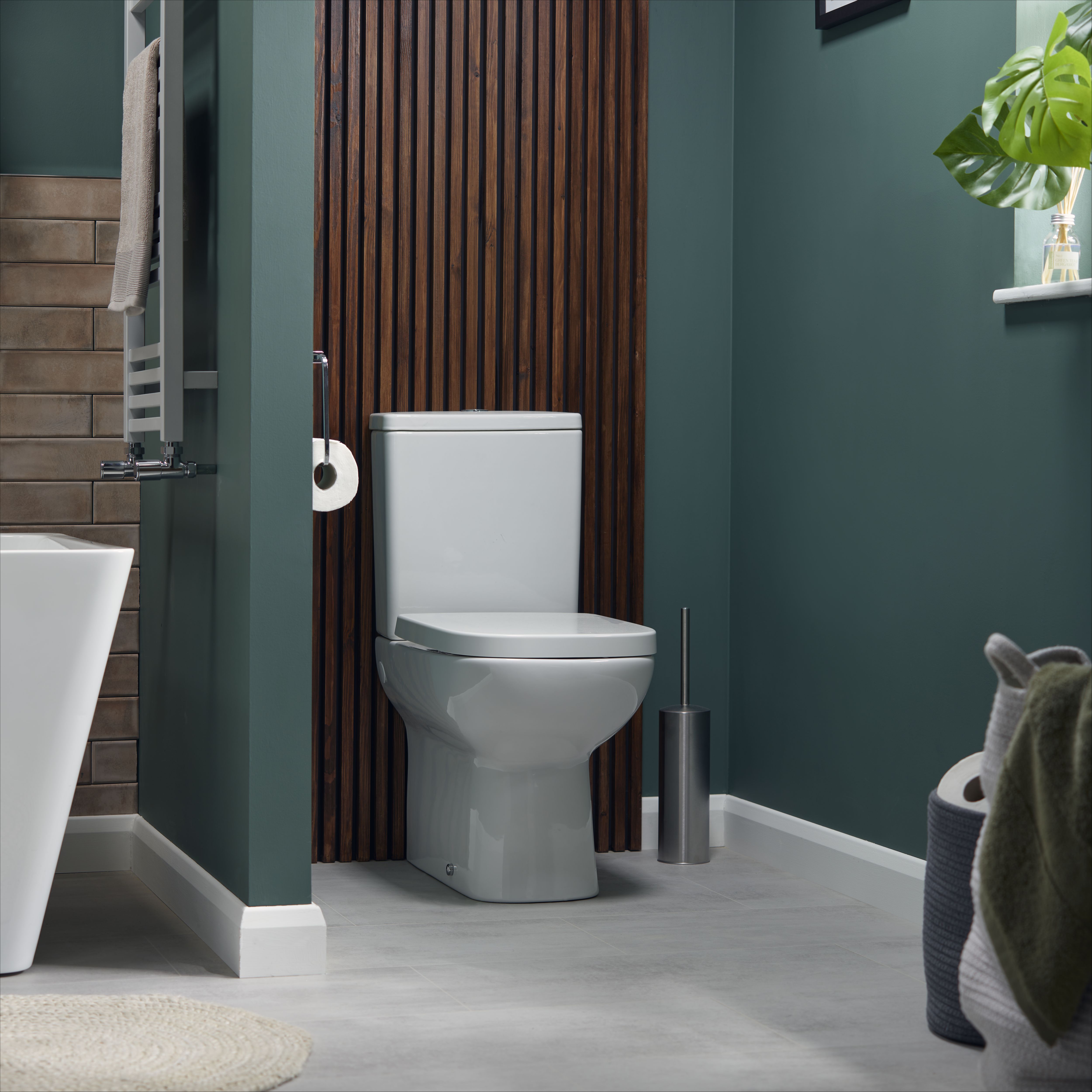Ideal Standard i.life A White Square Close-coupled Toilet set with Soft ...